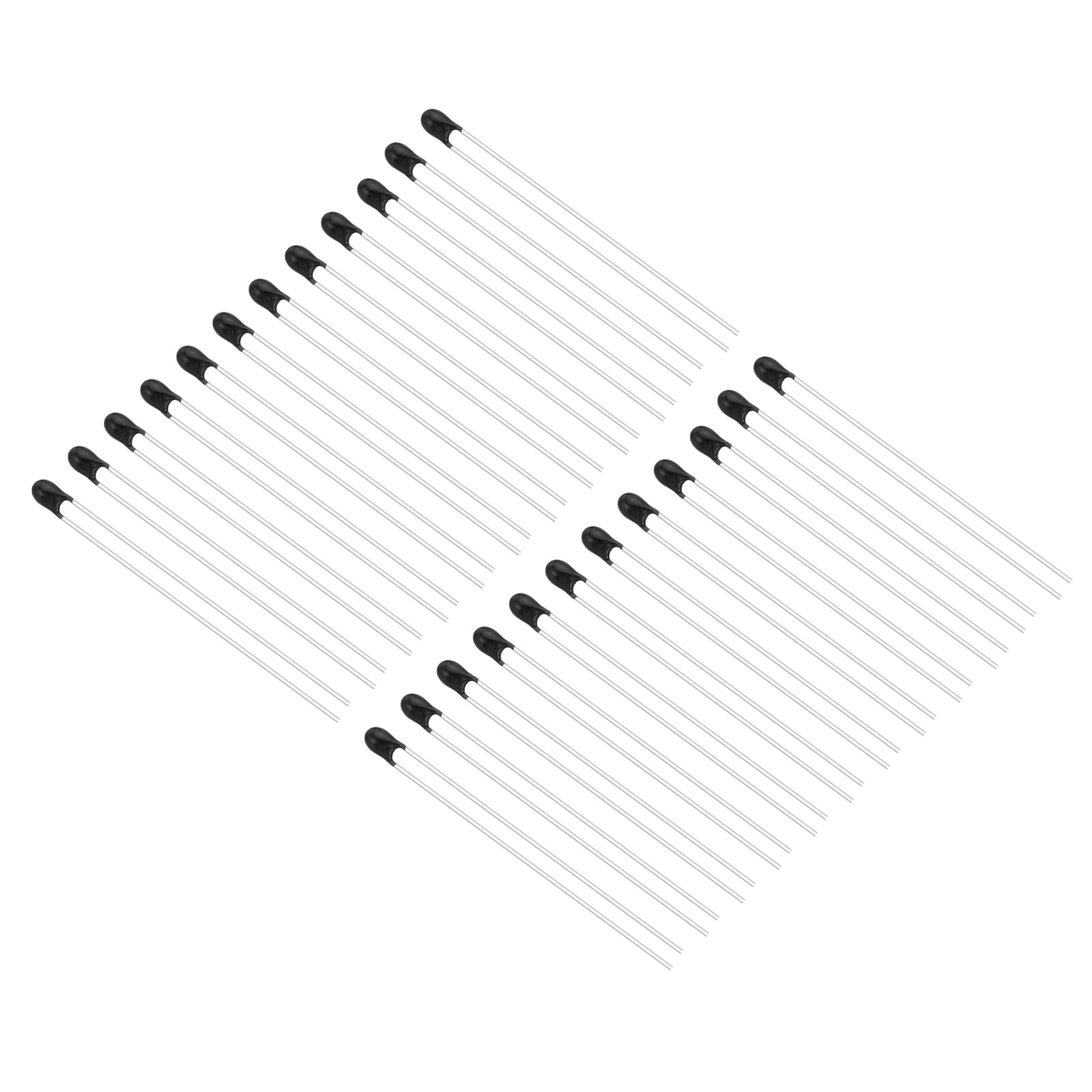 Uxcell NTC Thermistors Resistors, 24Pcs 10K Ohm MF52-103 5% Accuracy ...