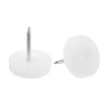 Uxcell Nail on Furniture Glides, 50 Pack 17.5mm Plastic Furniture Feet ...