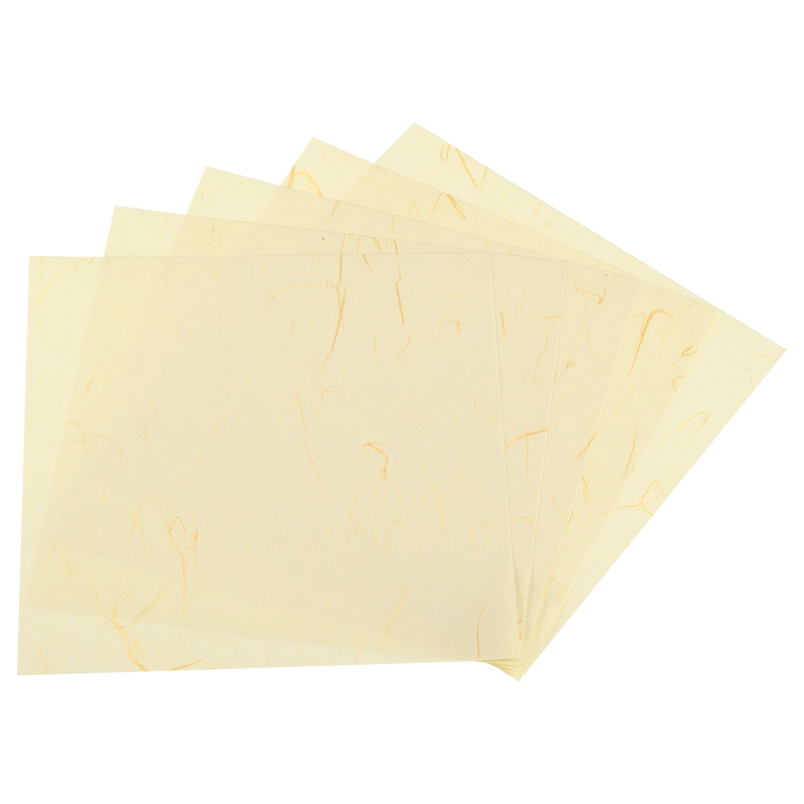 Uxcell Natural Fiber Mulberry Paper Sheets Tissue Washi Paper Design ...