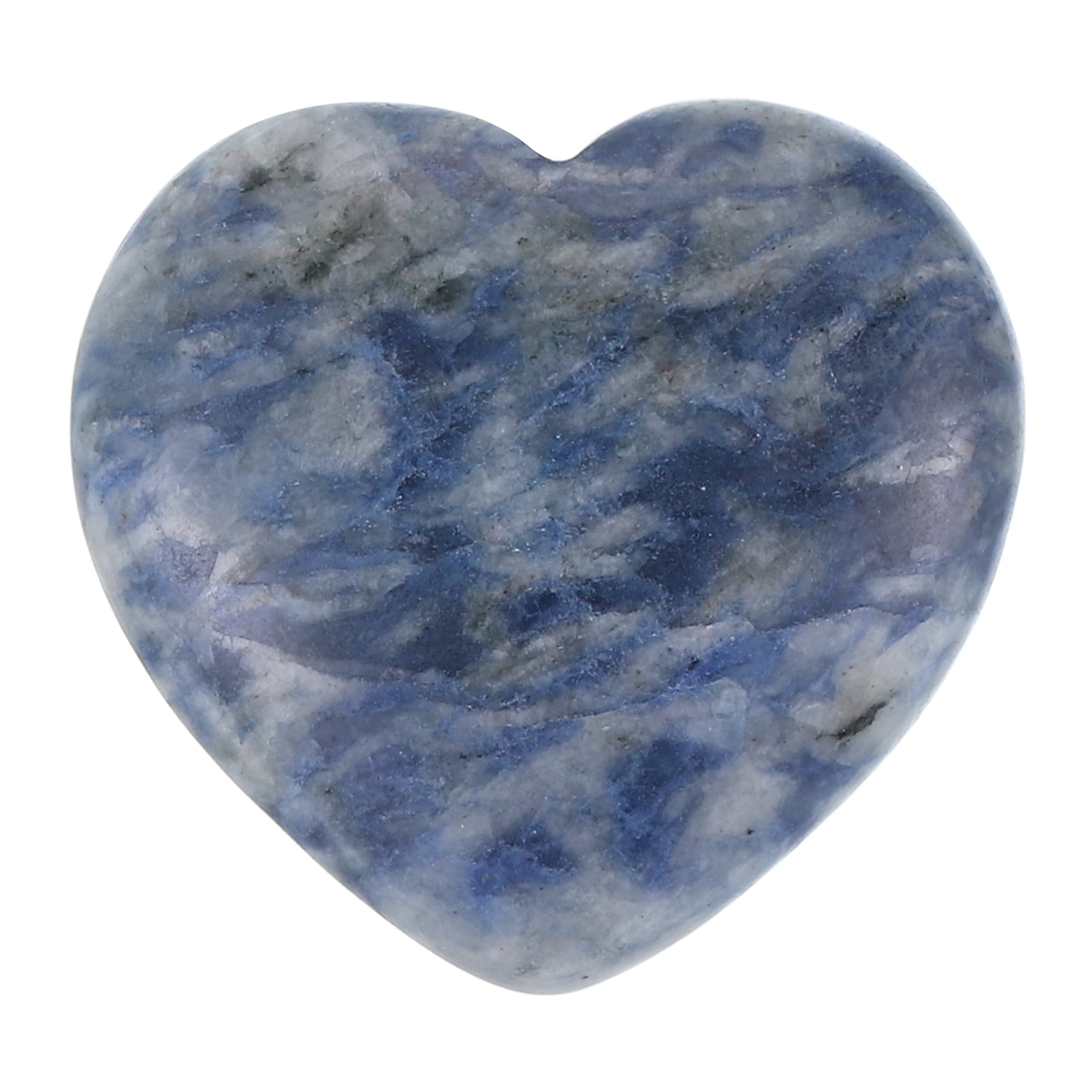 Uxcell Natural Heart Shaped Crystal Stone, 1.2 Inch Mini Polished Love ...