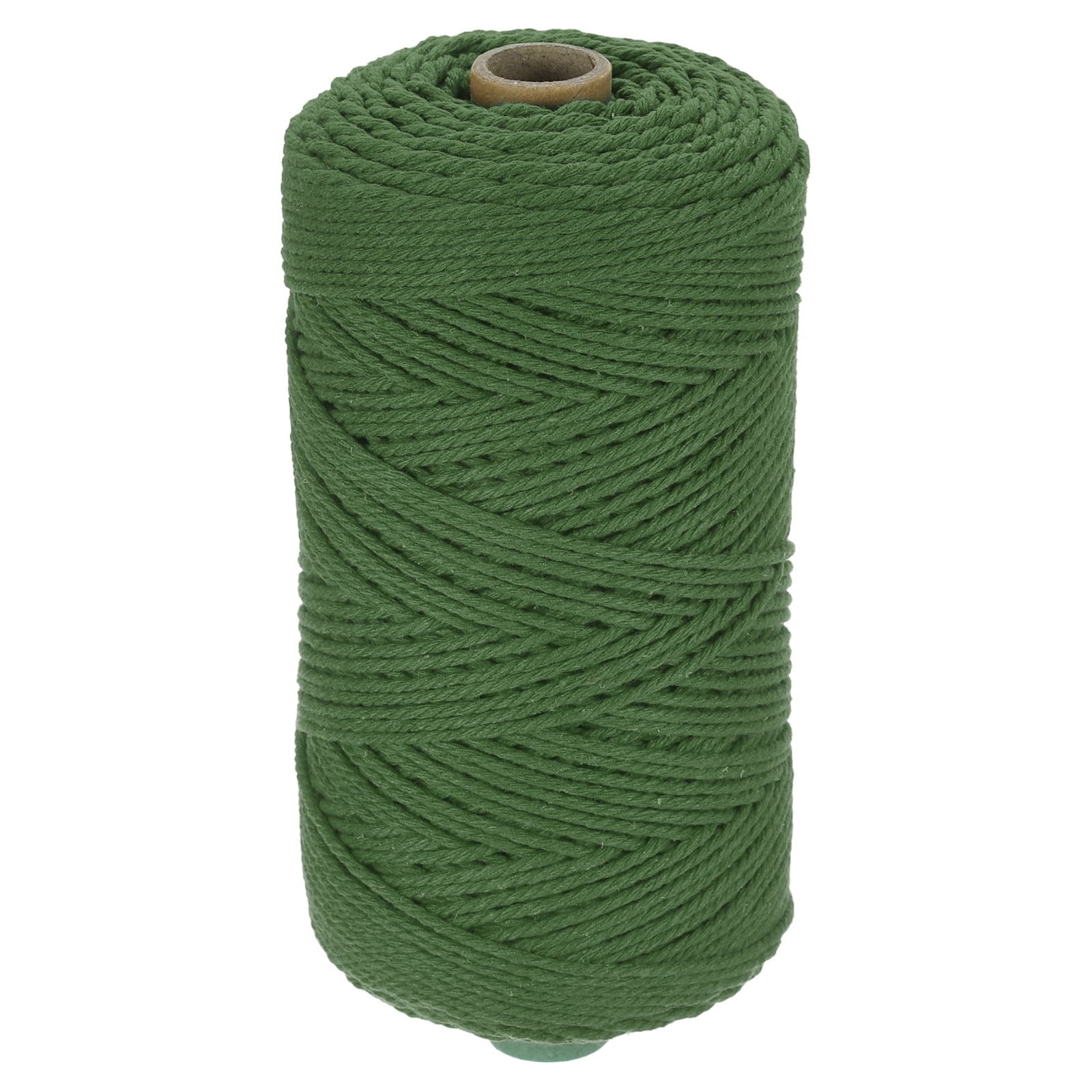 Uxcell Natural Macrame Cord 2mm x 219 Yards 3 Strand Twisted Cotton ...