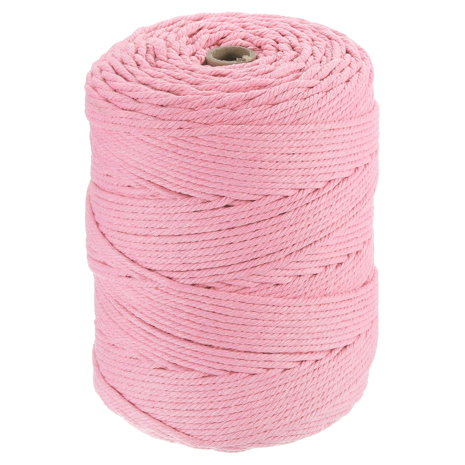 Uxcell Natural Macrame Cord 3mm x 328 Yards 4 Strand Twisted Cotton ...