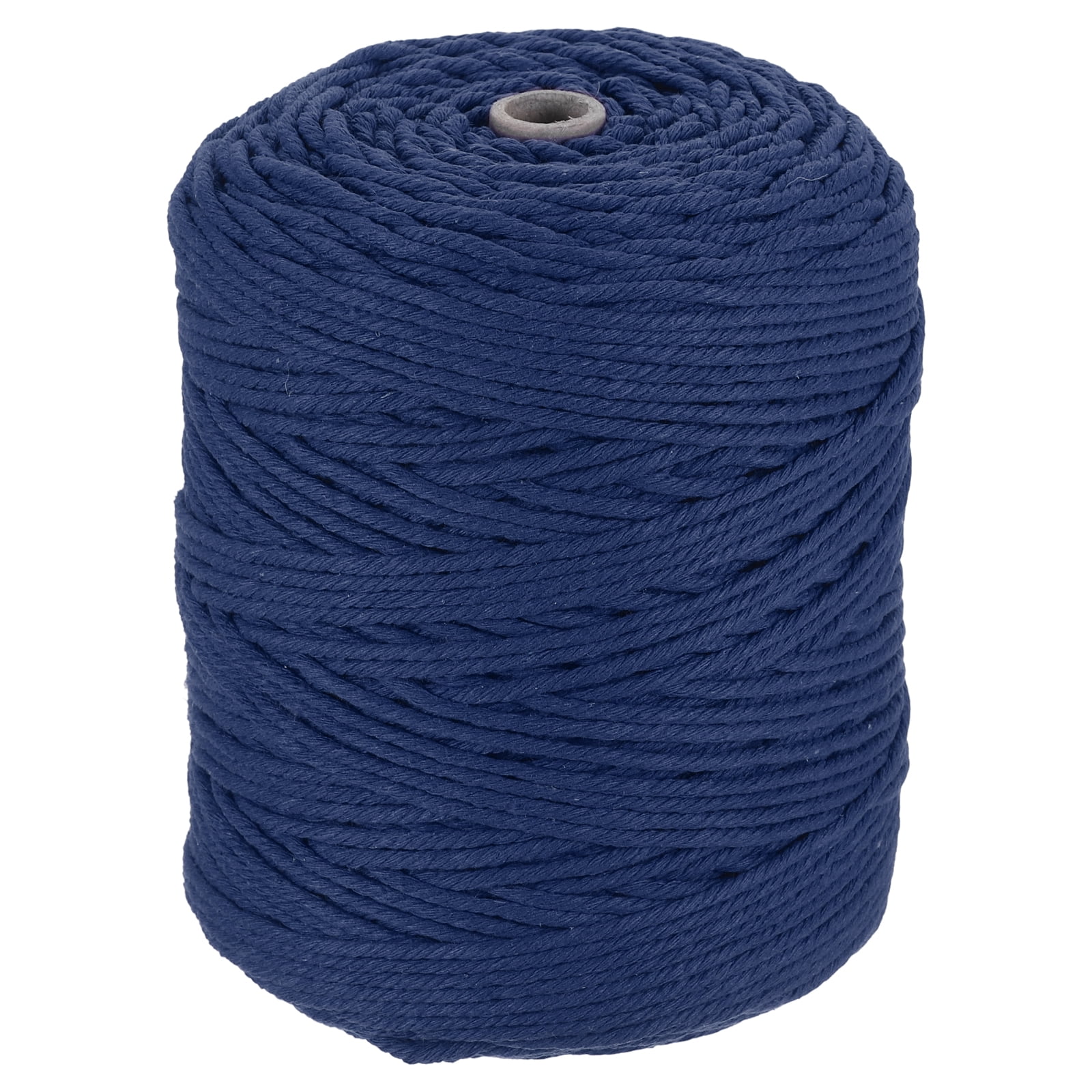 Uxcell Natural Macrame Cord 3mm x 328 Yards 4 Strand Twisted Cotton ...