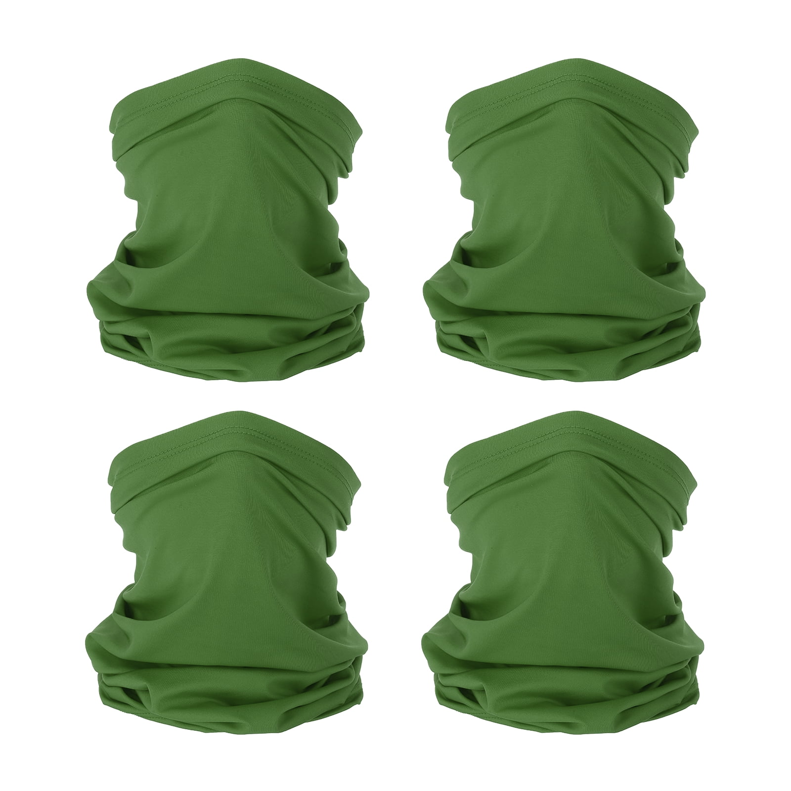 Uxcell Neck Gaiter, 4 Pack Breathable Cooling Face Cover Scarf for ...