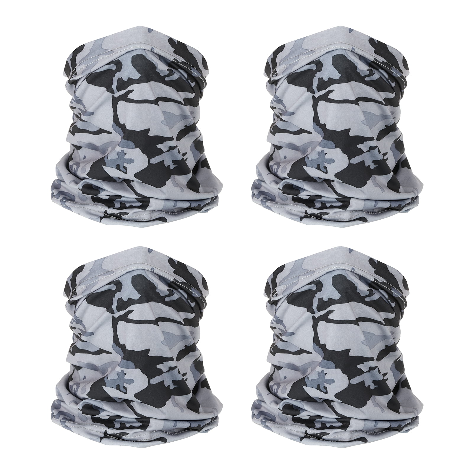 Uxcell Neck Gaiter, 4 Pack Breathable Cooling Face Cover Scarf for ...