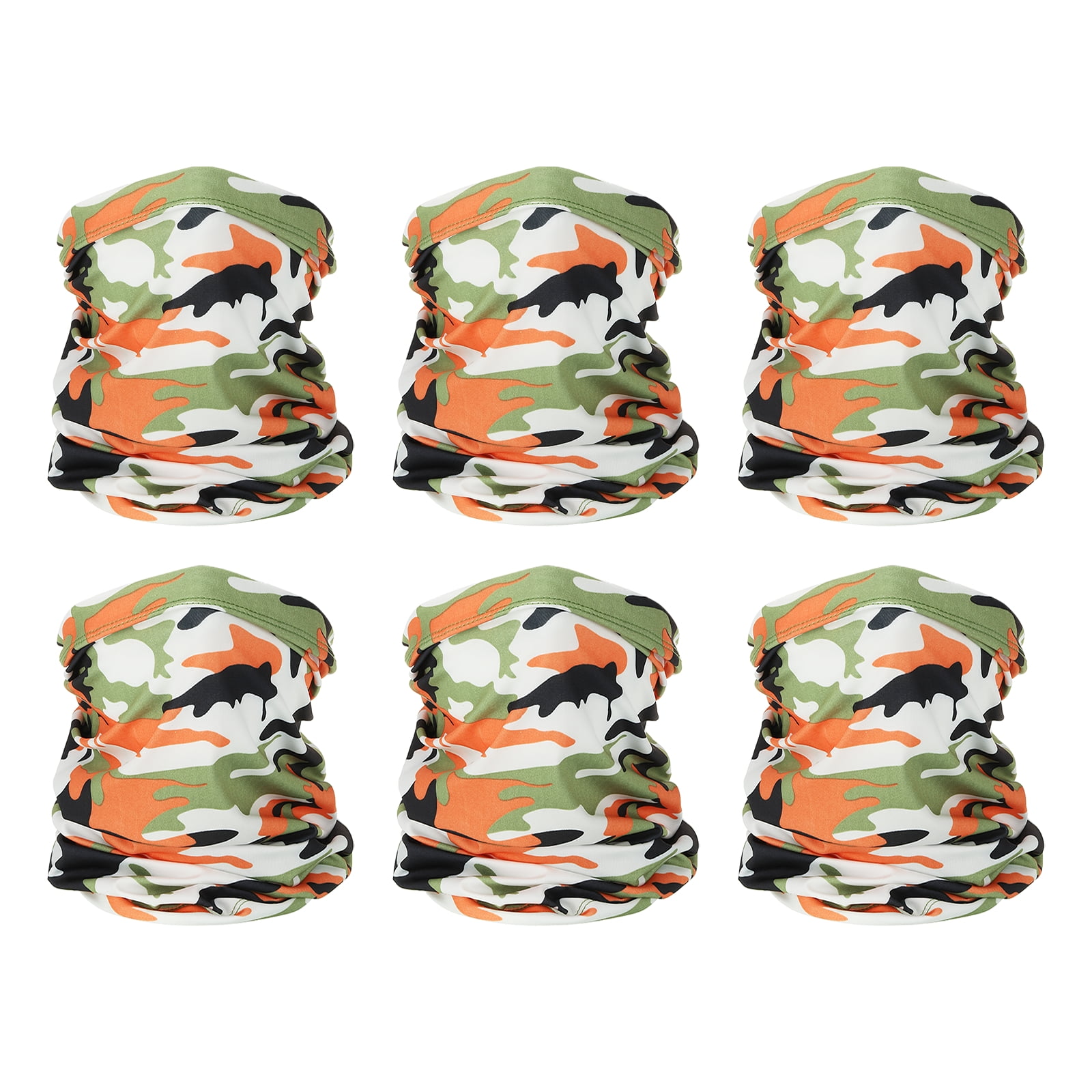 Uxcell Neck Gaiter, 6 Pack Breathable Cooling Face Cover Scarf for ...