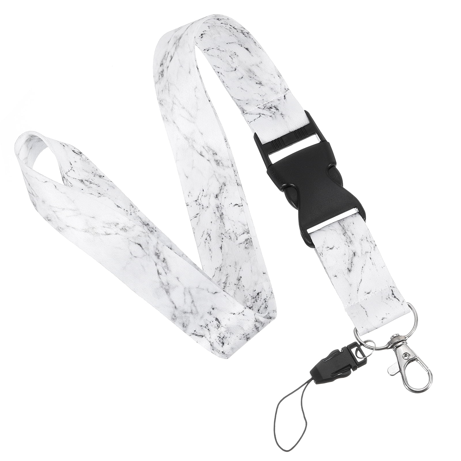 Uxcell Neck Lanyard with Metal Hook, Marble Texture Cool Badge Lanyards ...
