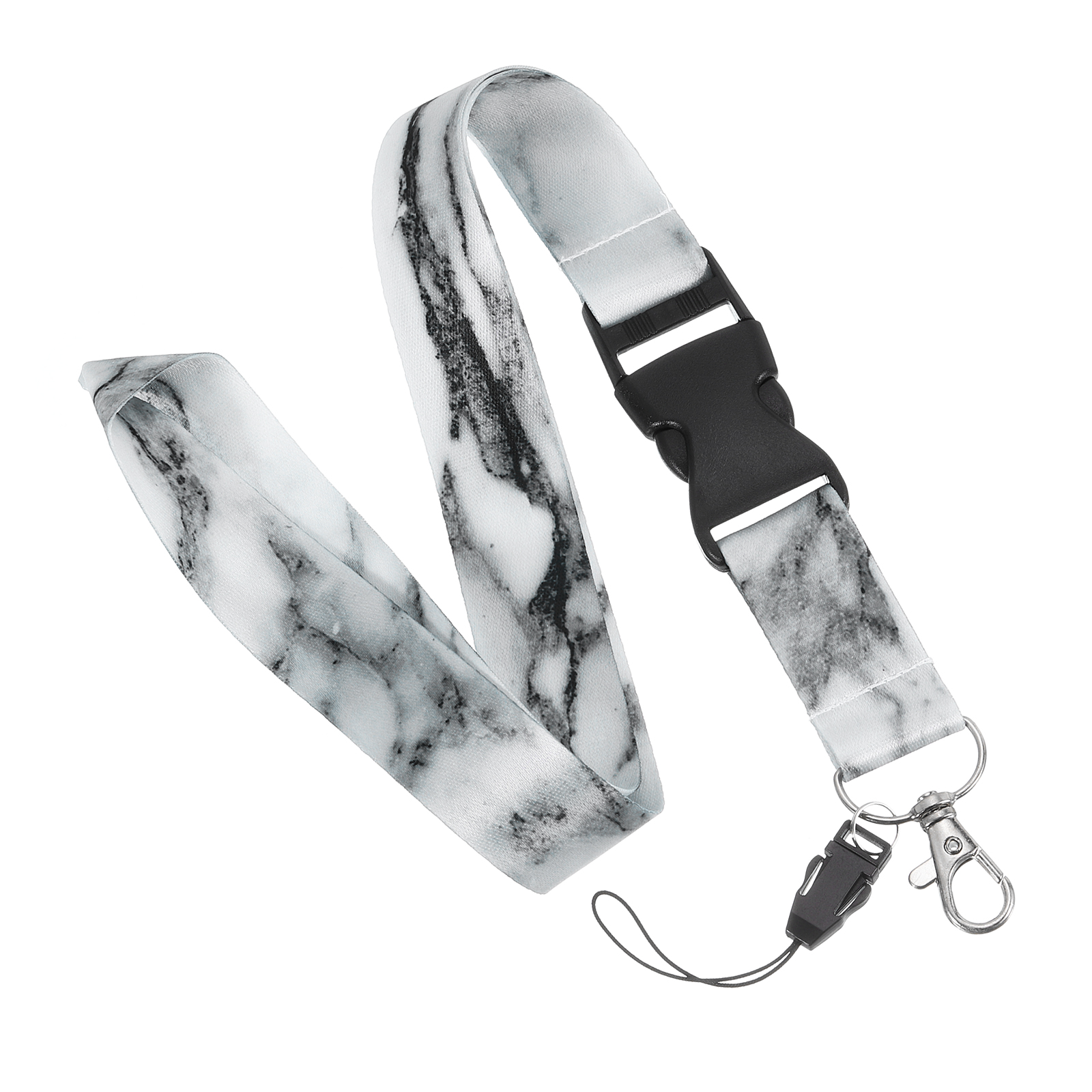 Uxcell Neck Lanyard with Metal Hook, Marble Texture Cool Badge Lanyards ...