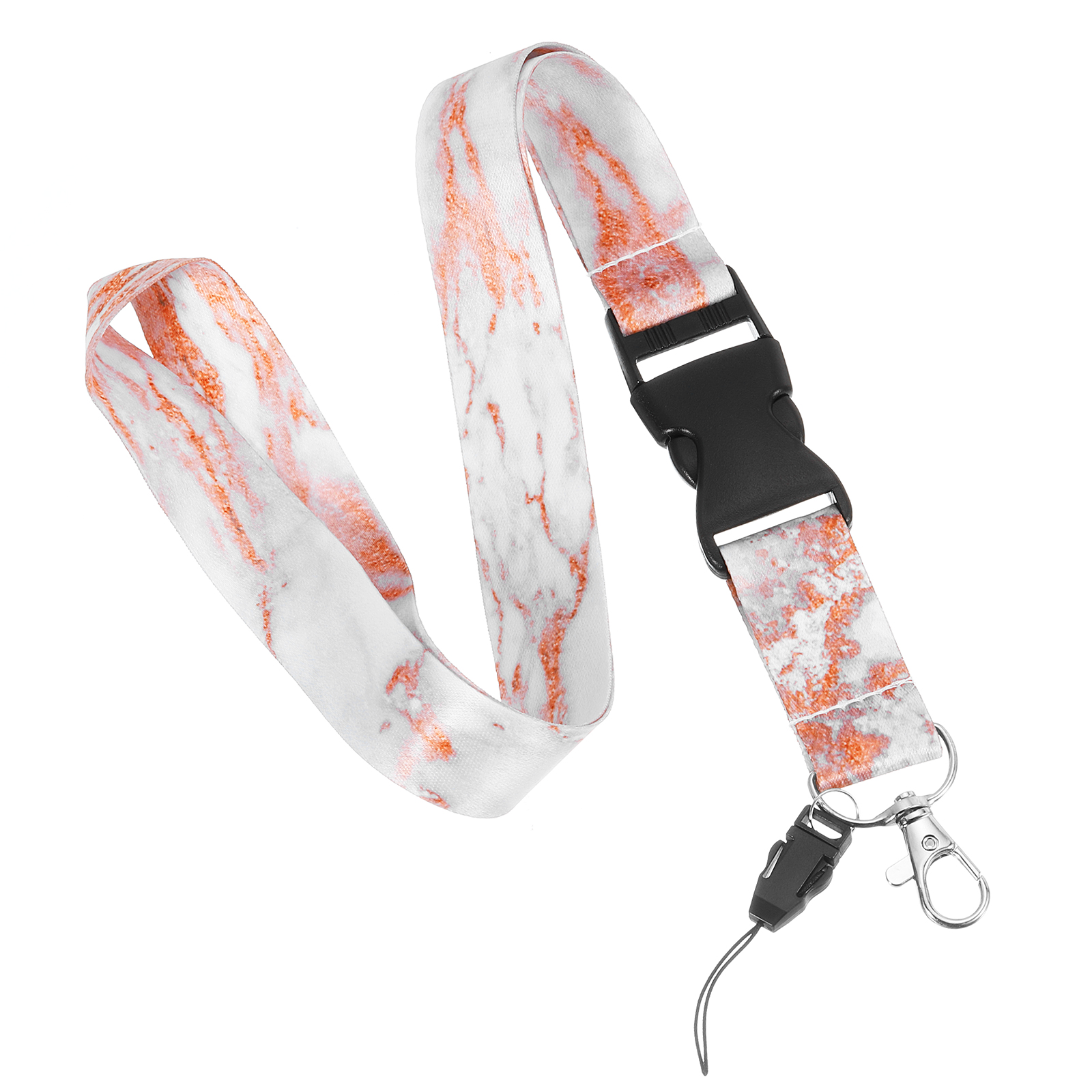 Uxcell Neck Lanyard with Metal Hook, Marble Texture Cool Badge Lanyards ...