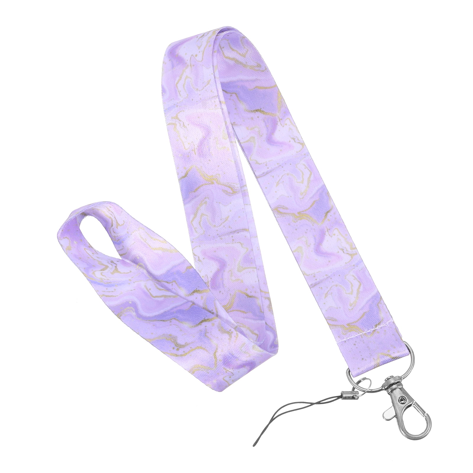 Uxcell Neck Lanyard with Metal Hook, Marble Texture Cool Badge Lanyards ...