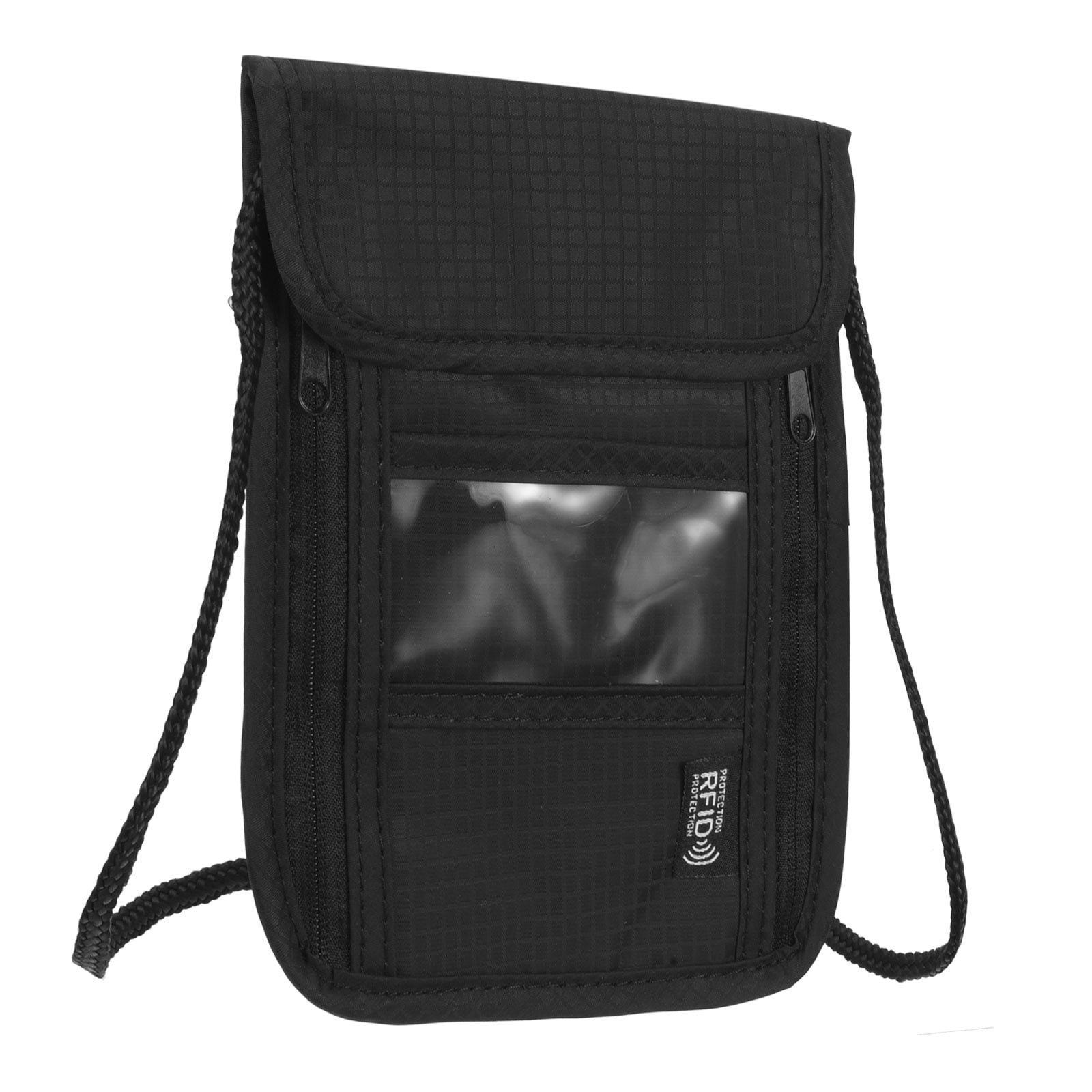 Uxcell Neck Wallet Travel Pouch, Passport Holder RFID Blocking Neck ...