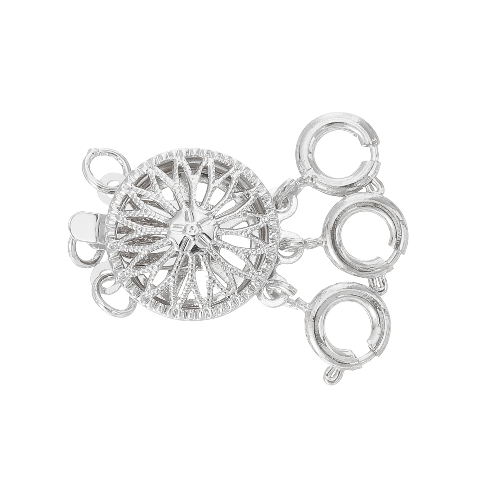 Uxcell Necklace Layering Clasp 3 Stands Slide Jewelry Lock Clasp ...