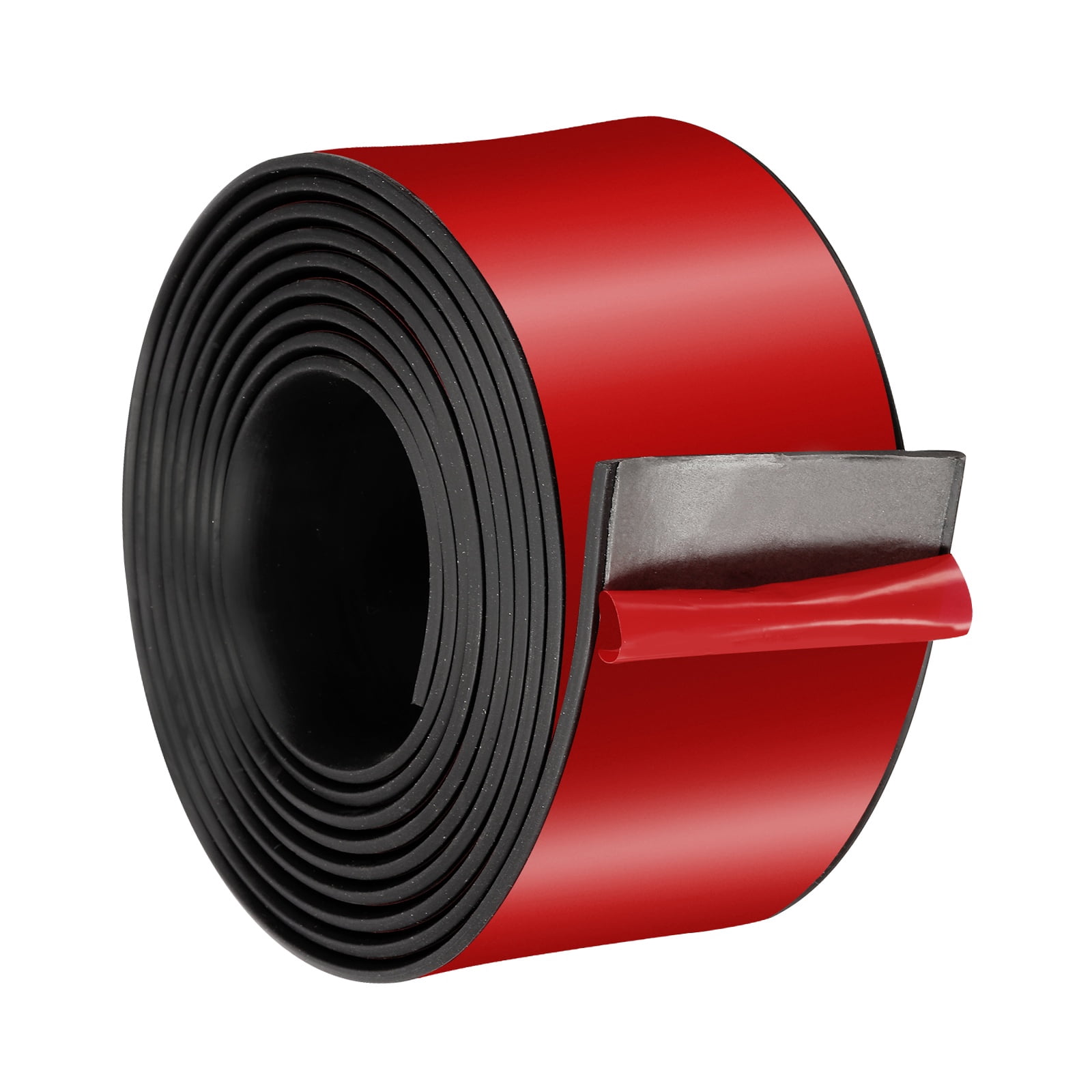 Uxcell Neoprene Rubber Strips, Self Adhesive Solid Rubber Sheet for ...