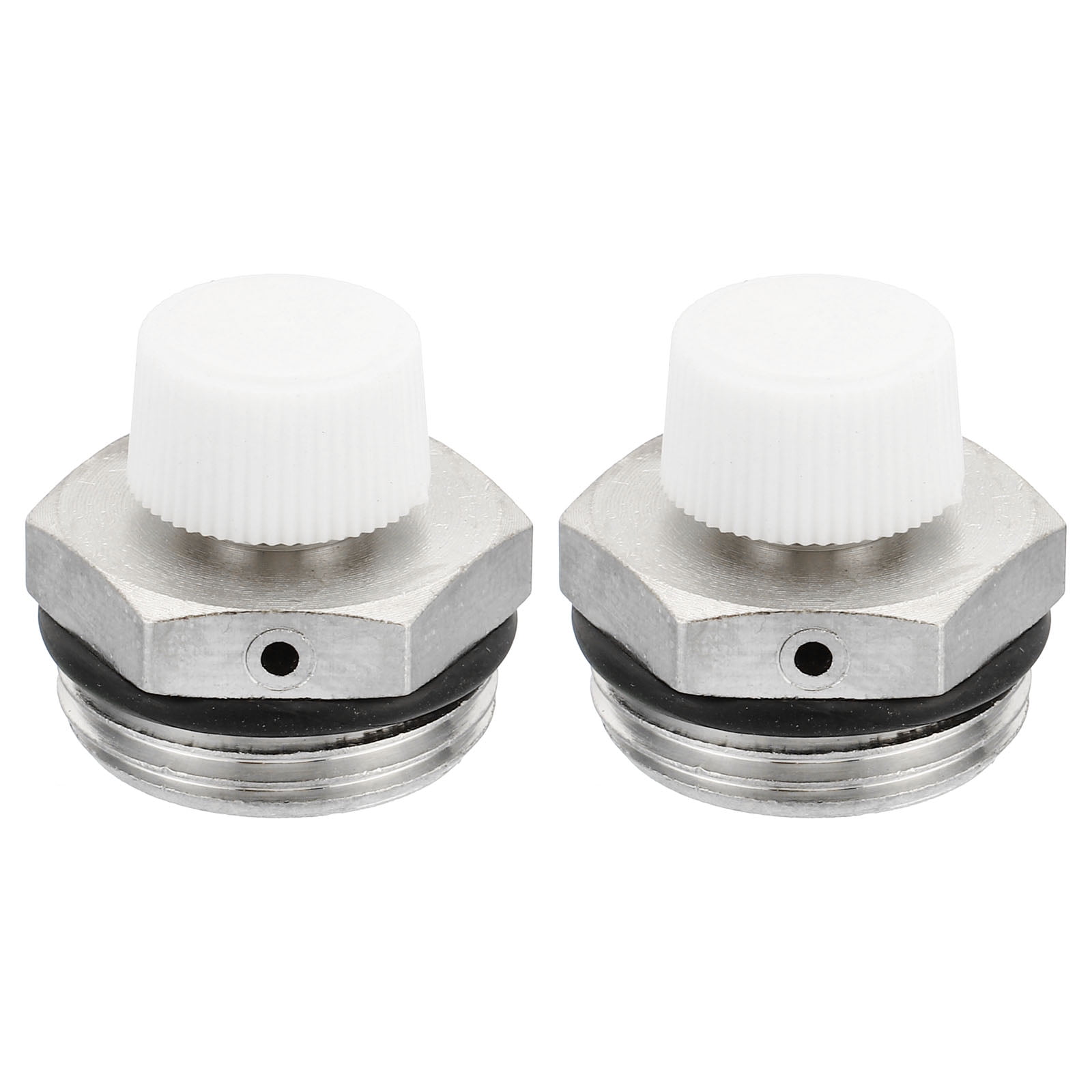 Uxcell Nickel Plated Brass 3/4" BSP Male Manual Radiator Air Vent Plug ...