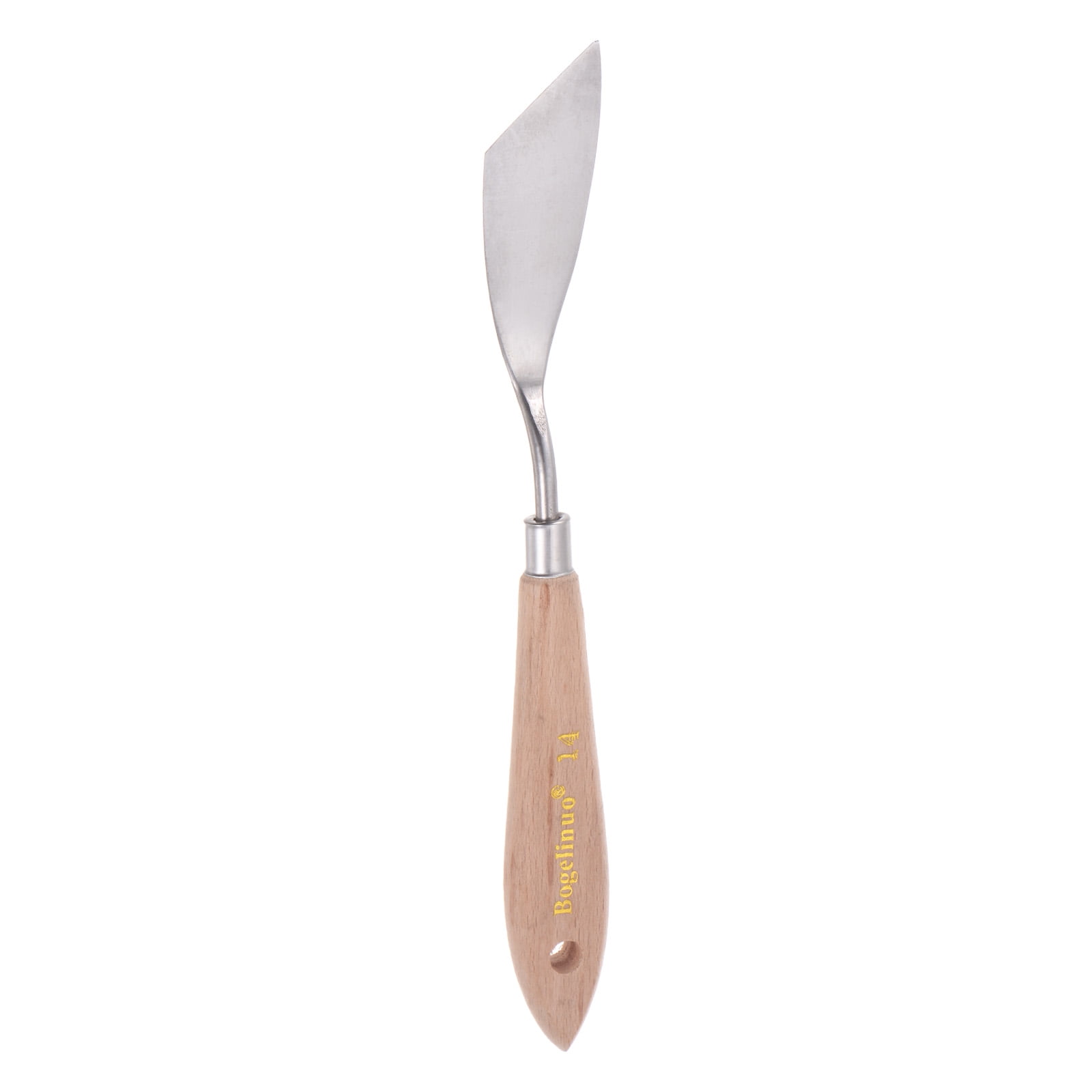 Uxcell No.14 Painting Palette Knife Stainless Steel Slant Spatula ...