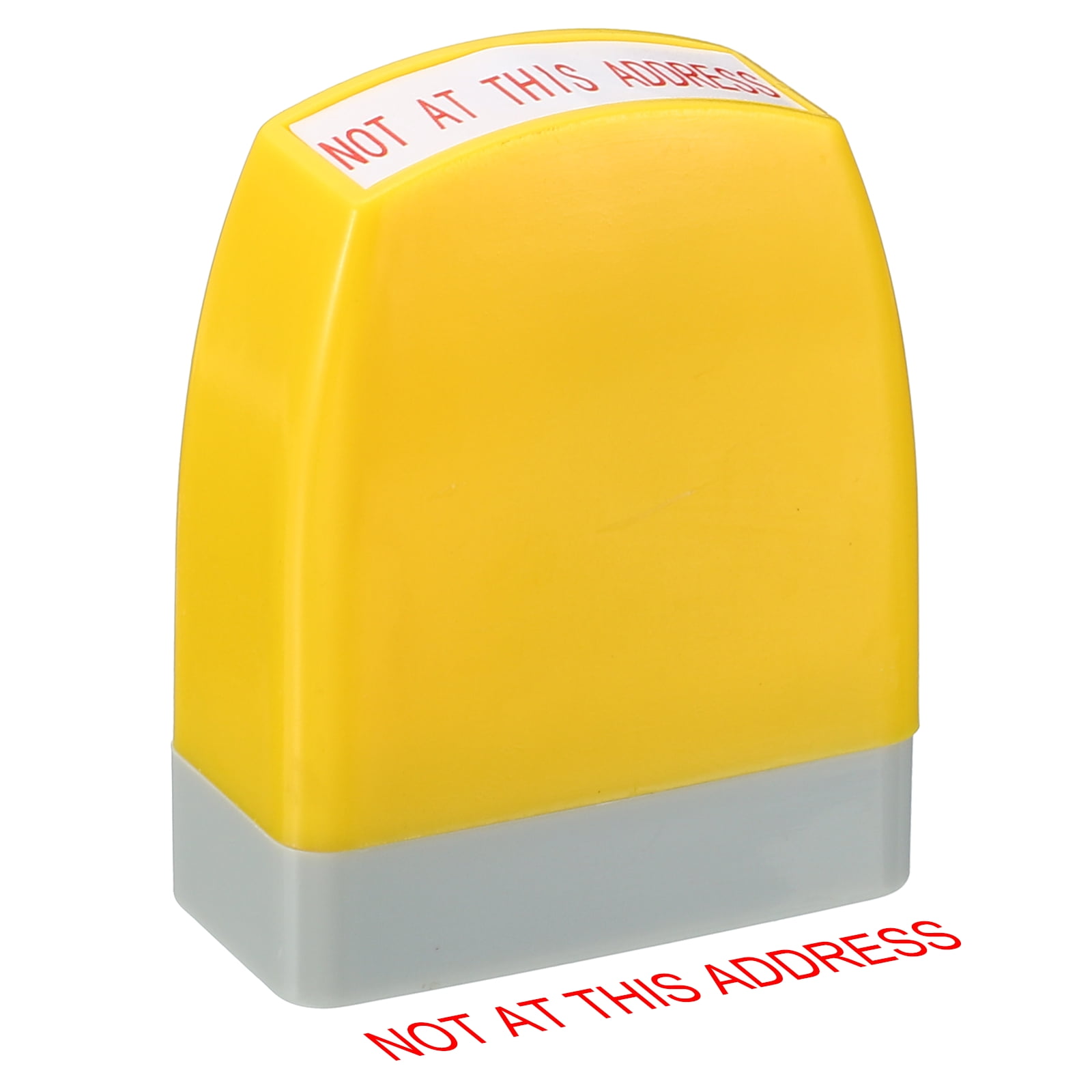 Uxcell No At This Address Notice Stamp Self Inking, Office Stamps ...