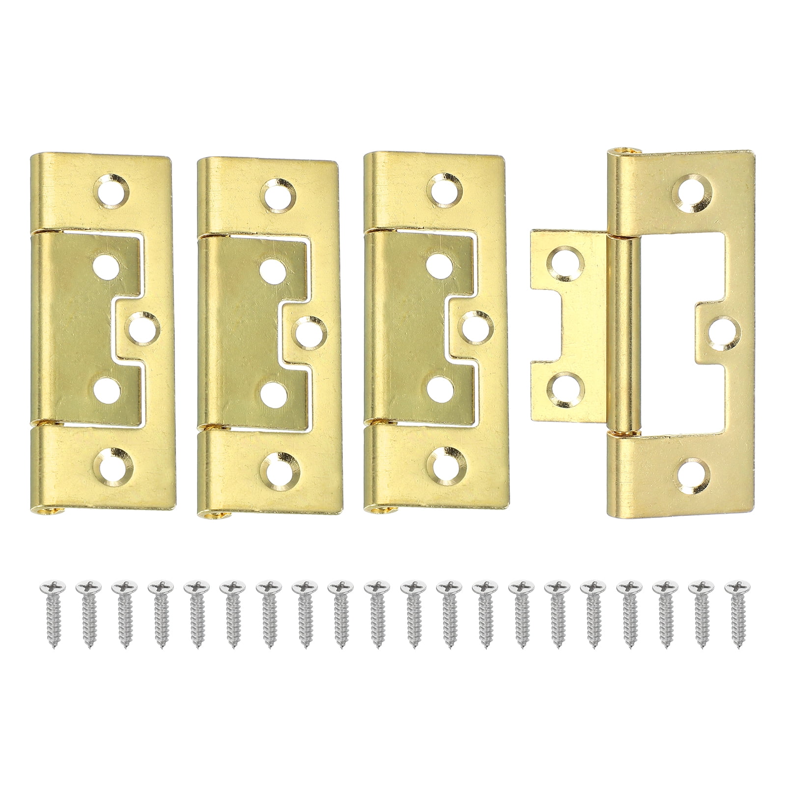 Uxcell Non-Mortise Door Hinges Bifold Door Hinges with Screw for ...