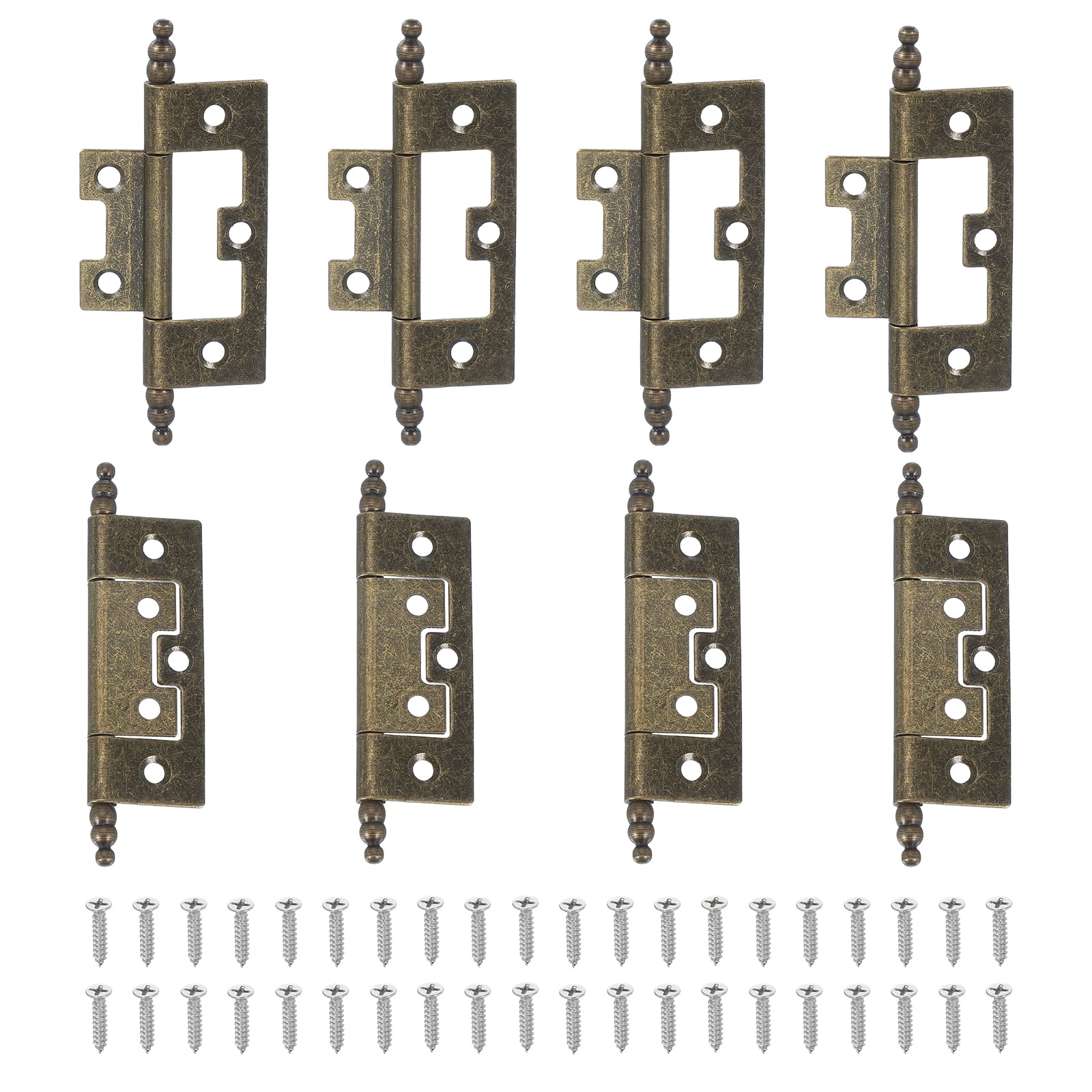 Uxcell Non-Mortise Door Hinges for Bifold Doors and Cabinets ...