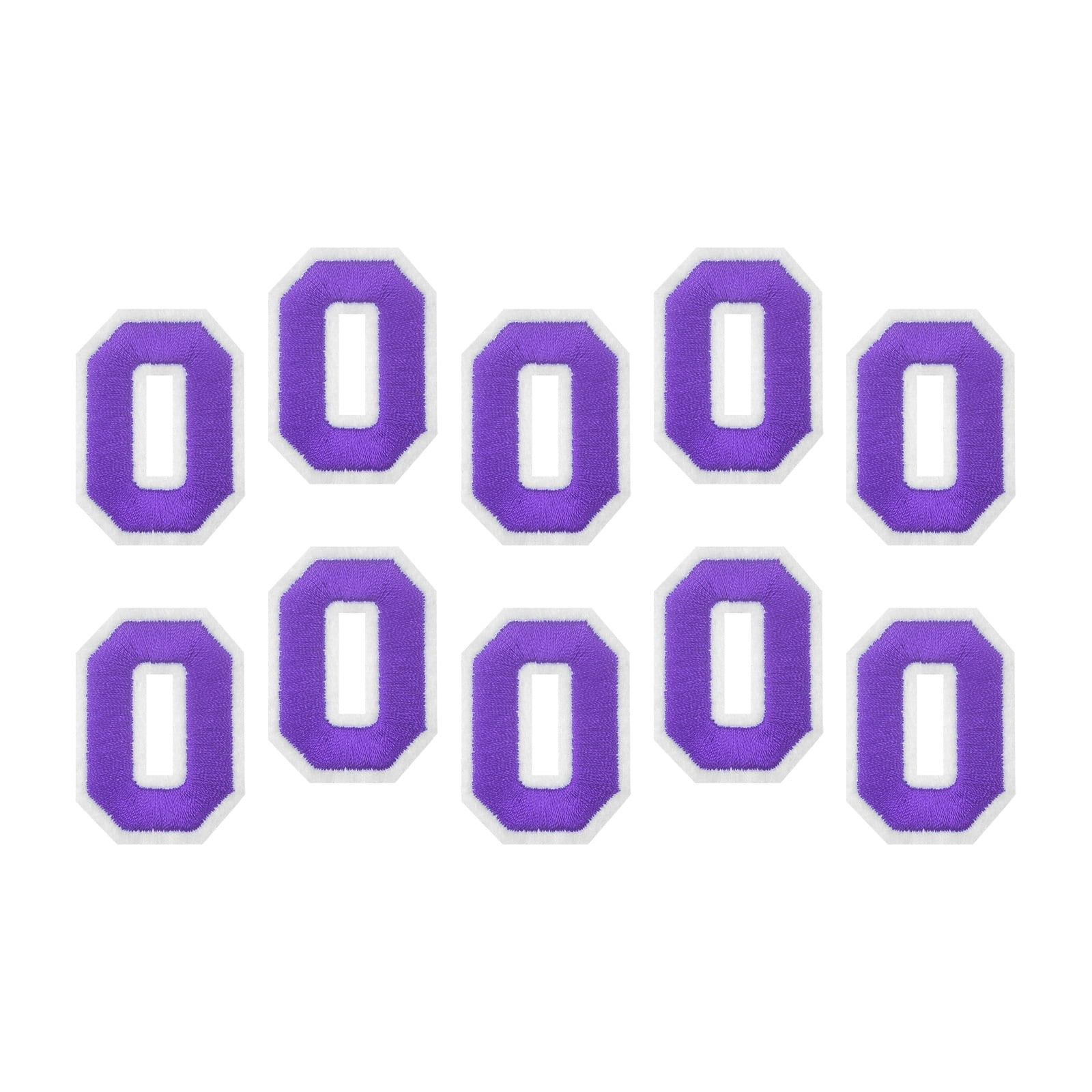 Uxcell Number Patches Embroidered Decorative Repair Patches Iron on ...