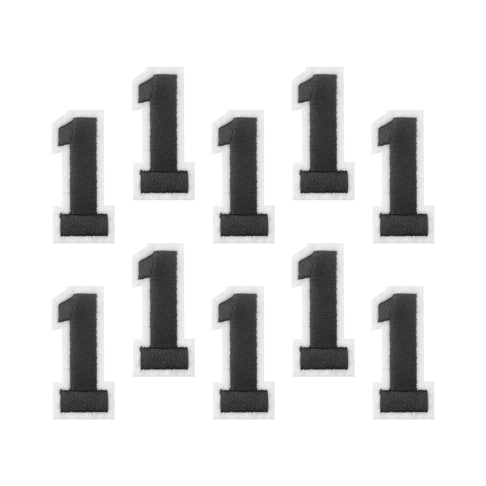 Uxcell Number Patches Embroidered Decorative Repair Patches Iron on ...