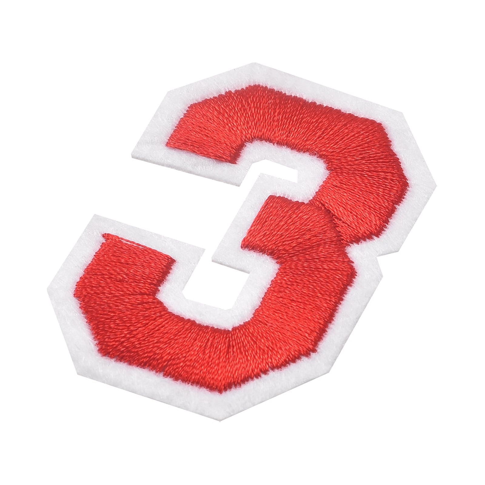 Uxcell Number Patches Embroidered Decorative Repair Patches Iron on ...