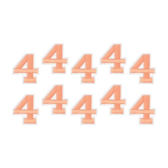 Uxcell Number Patches Embroidered Decorative Repair Patches Iron on ...