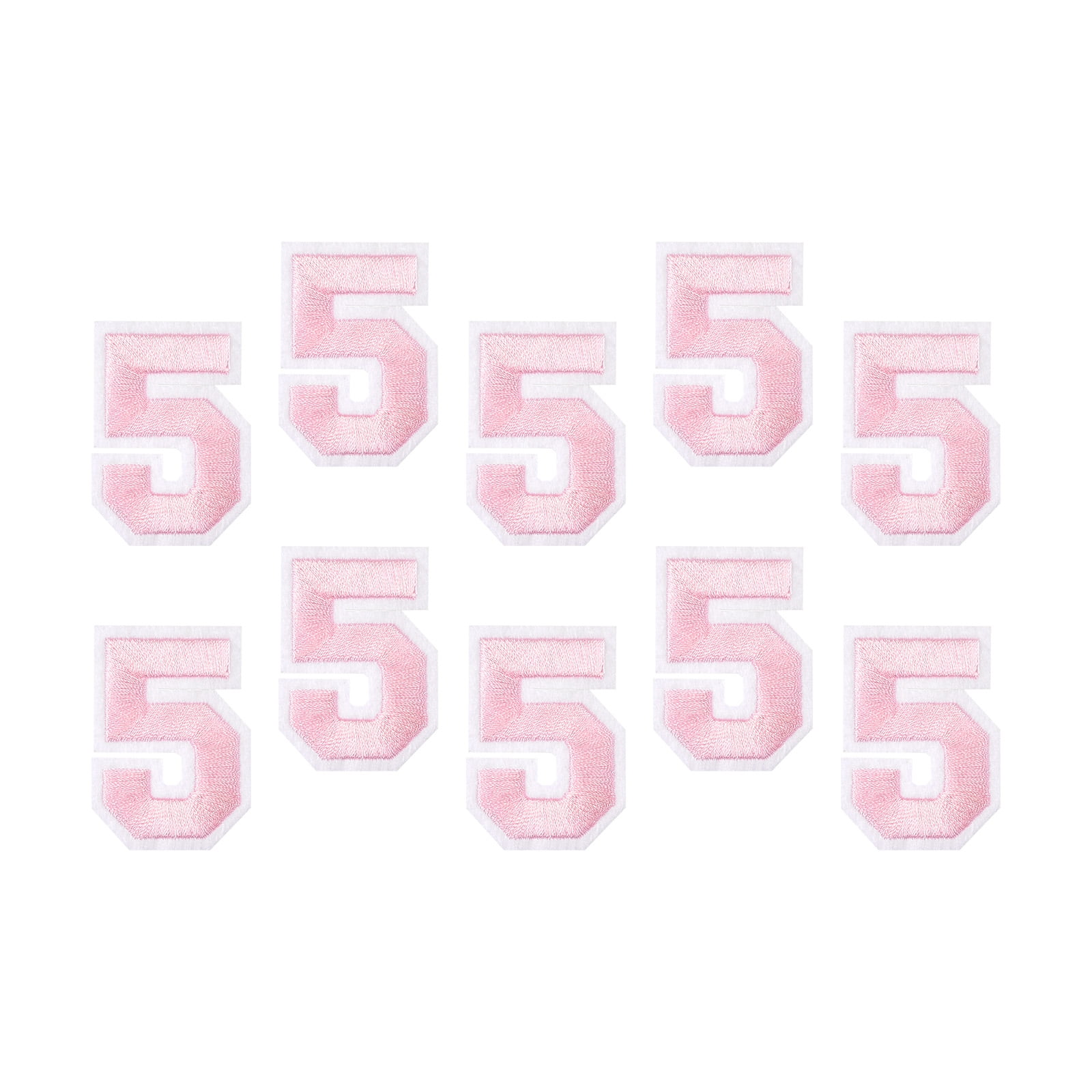 Uxcell Number Patches Embroidered Decorative Repair Patches Iron on ...