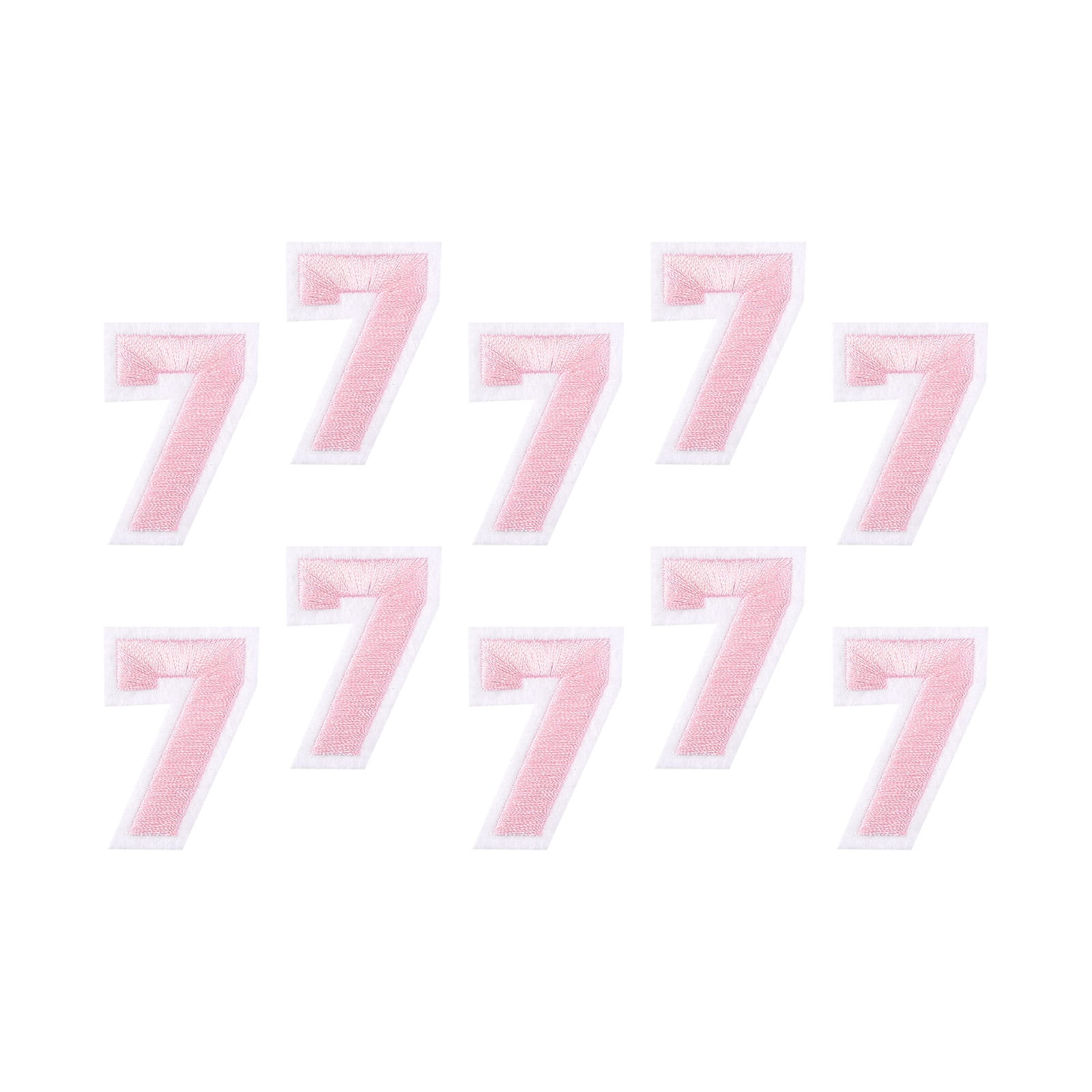 Uxcell Number Patches Embroidered Decorative Repair Patches Iron on ...