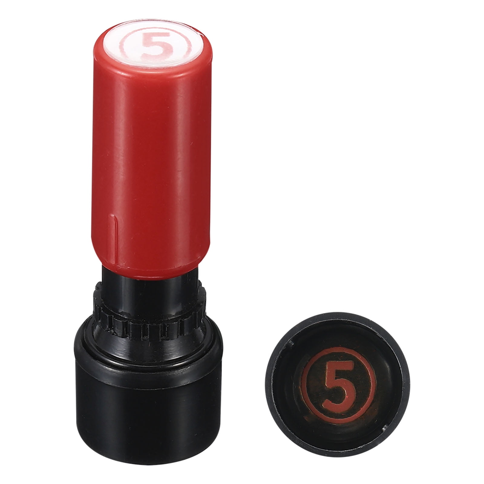 Uxcell Number Stamps Self Inking Numeral 5 Plastic Small Number Stamp ...