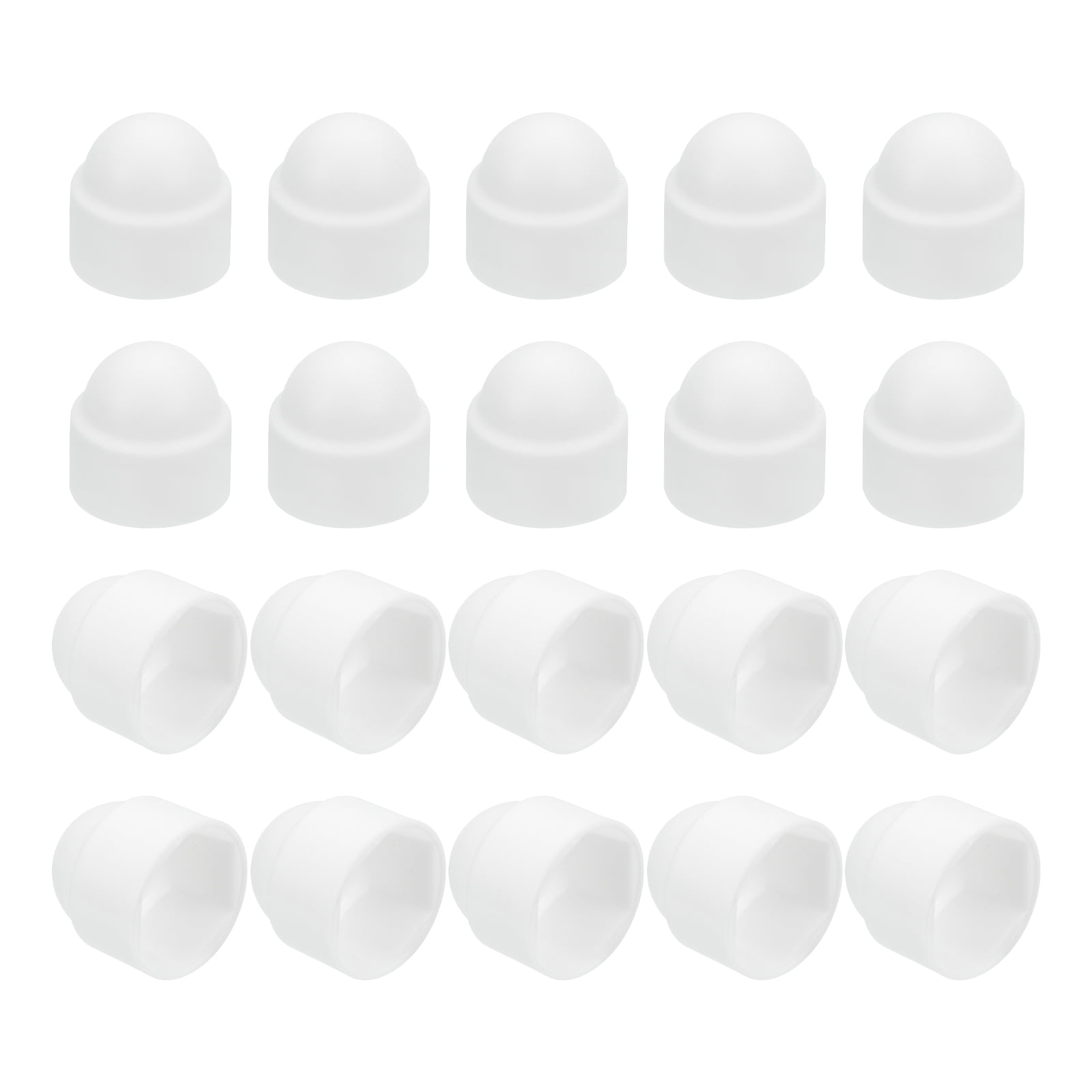 Uxcell Nut Protection Cap, 20Pcs M8x13x15mm - Plastic Hexagonal Screw ...
