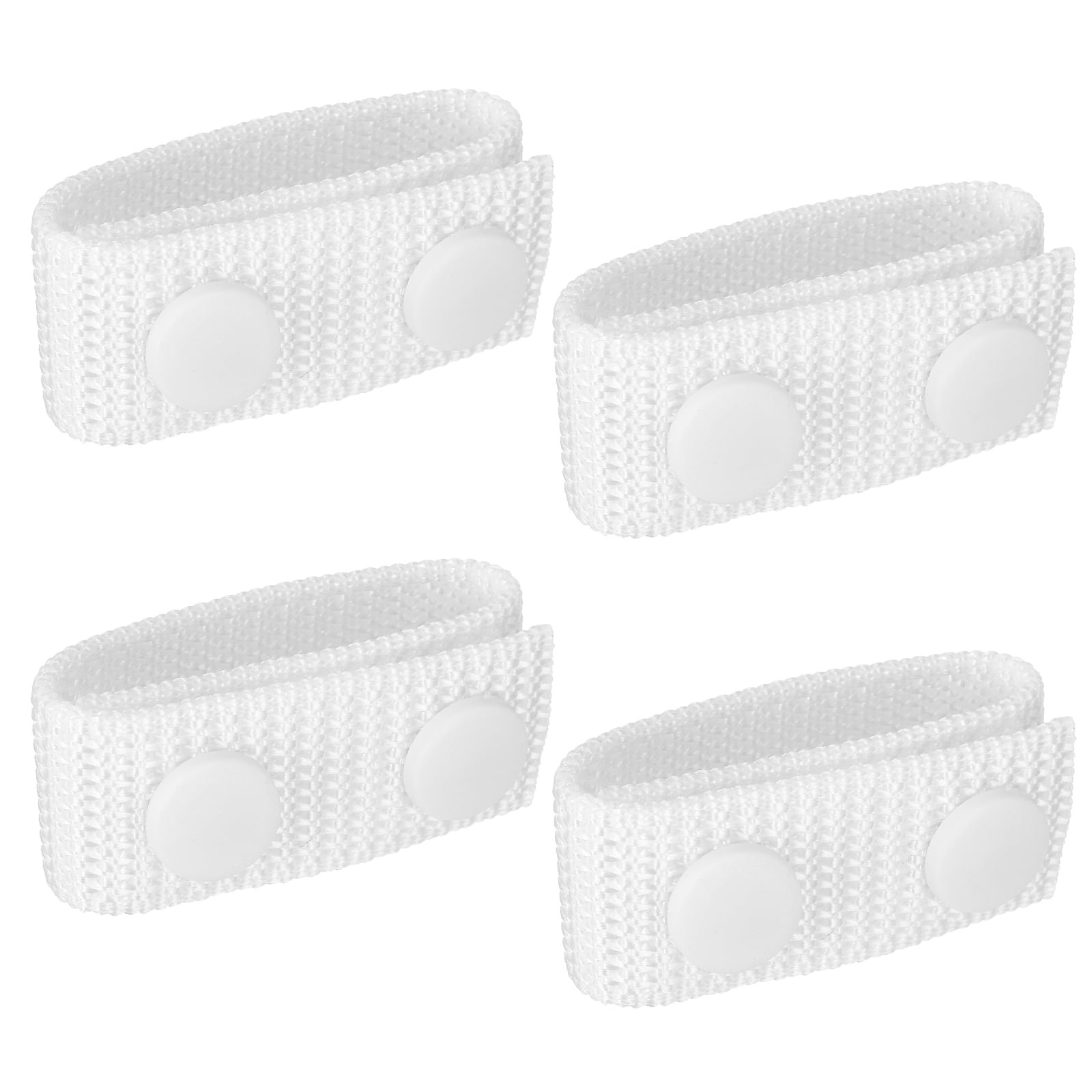 Uxcell Nylon Belt Keepers, 4 Pcs Double Snaps Belt Keepers Nylon Webbing Loop Holder with Double ...