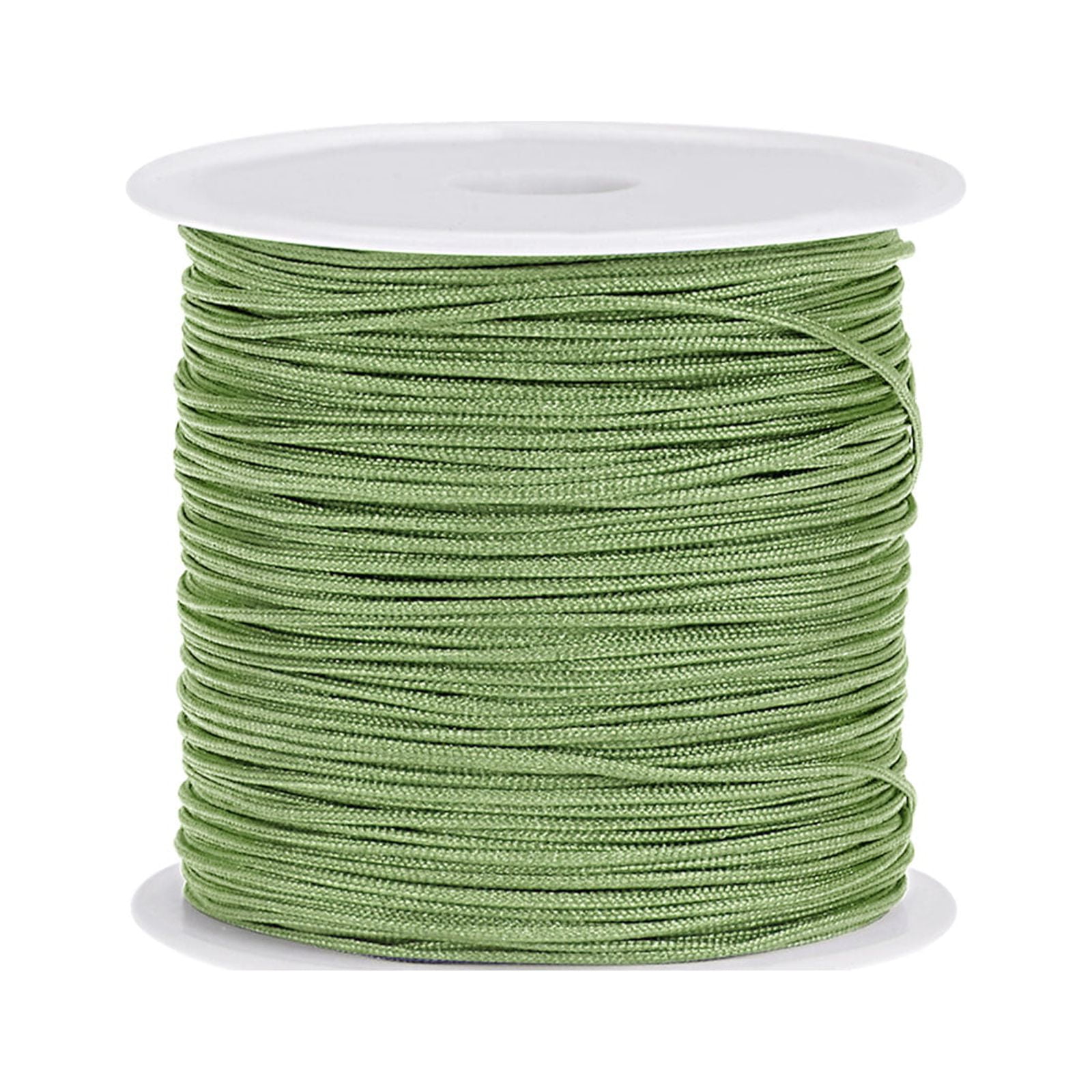 Uxcell Nylon Cord DIY Making Satin String Craft Wire with Plastic Spool ...
