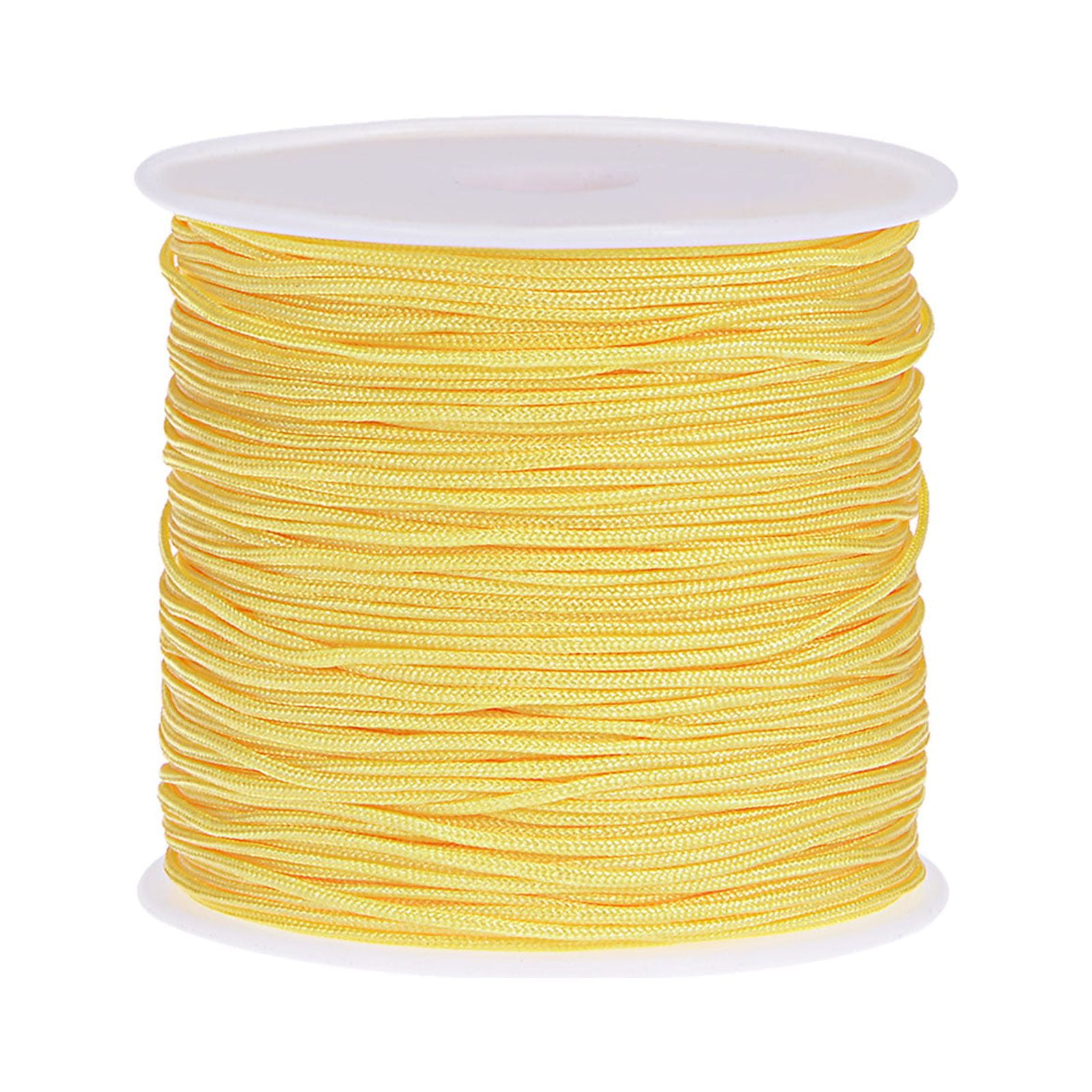 Uxcell Nylon Cord DIY Making Satin String Craft Wire with Plastic Spool ...