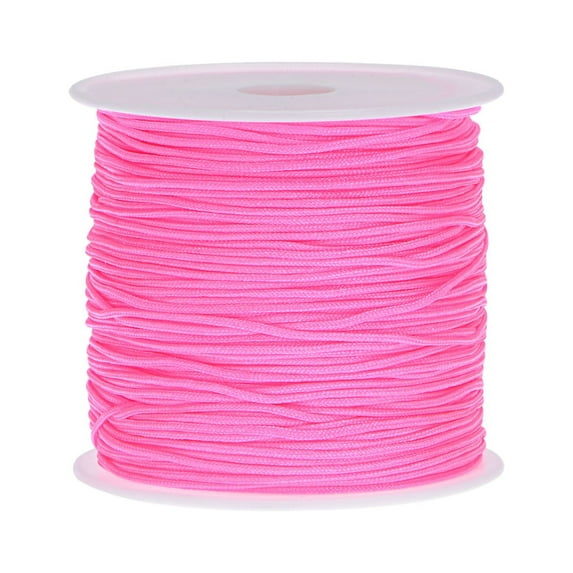 Uxcell Nylon Cord DIY Making Satin String Craft Wire with Plastic Spool ...