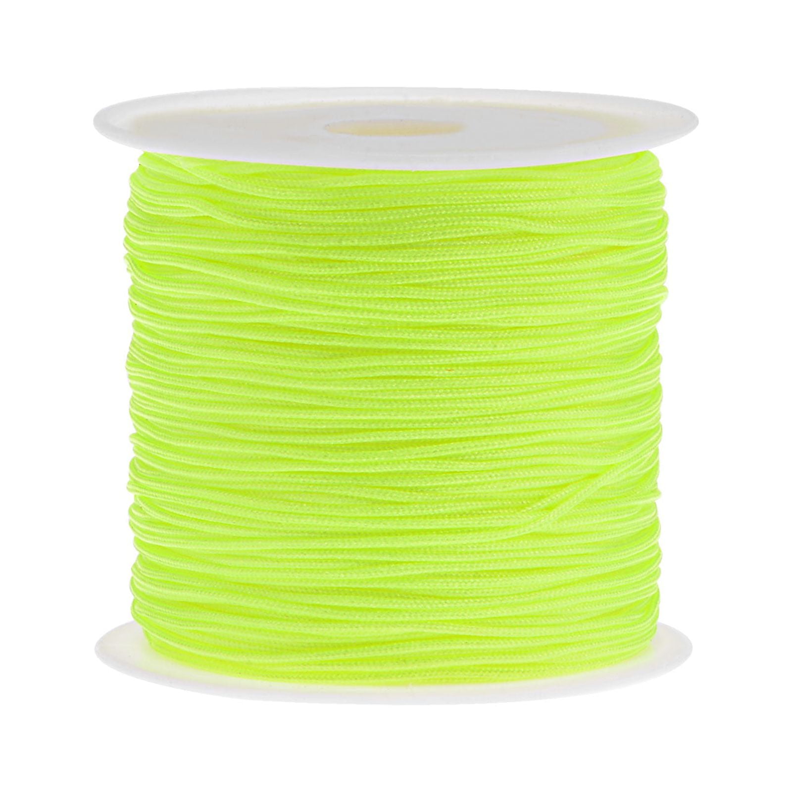 Uxcell Nylon Cord DIY Making Satin String Craft Wire with Plastic Spool ...