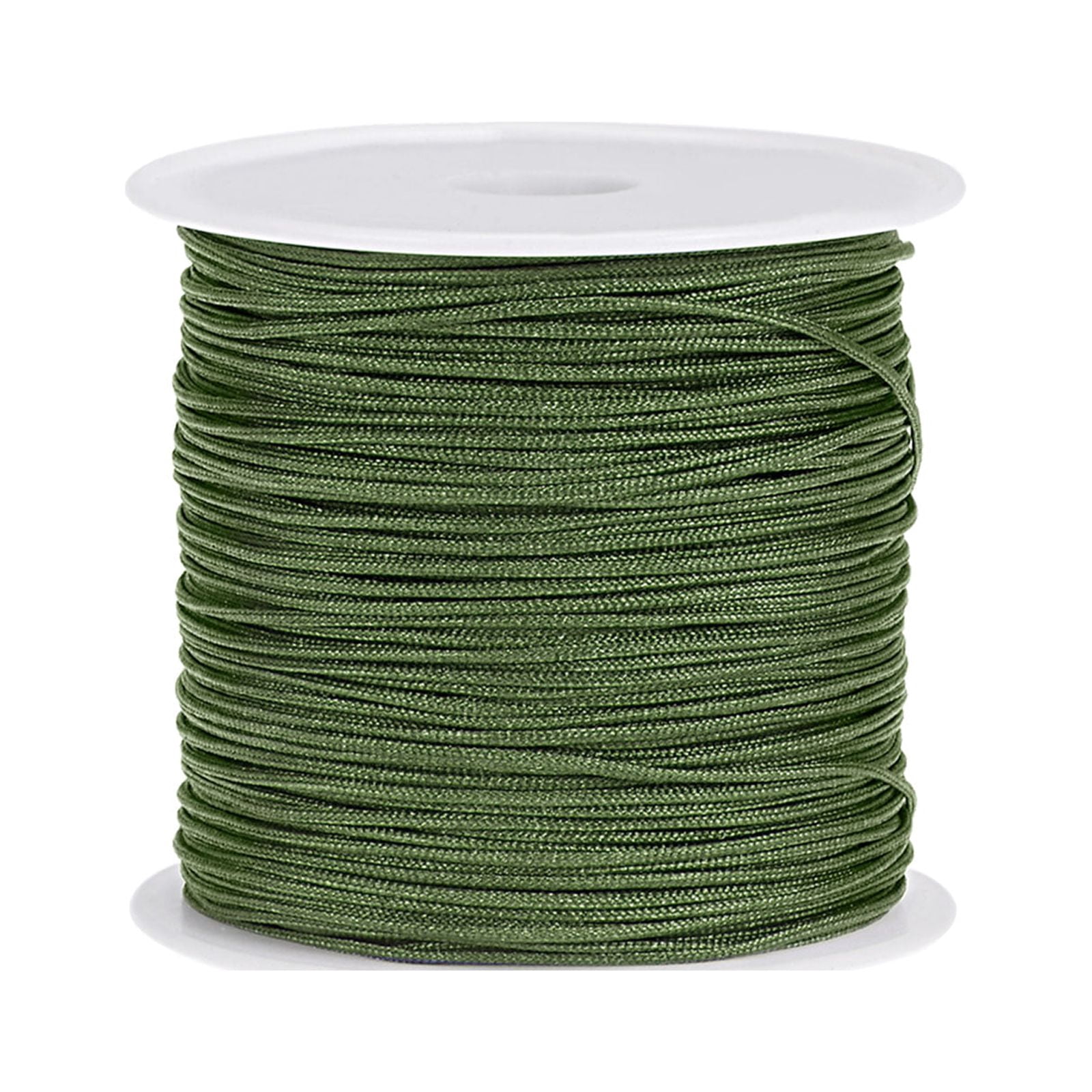 Uxcell Nylon Cord DIY Making Satin String Craft Wire with Plastic Spool ...