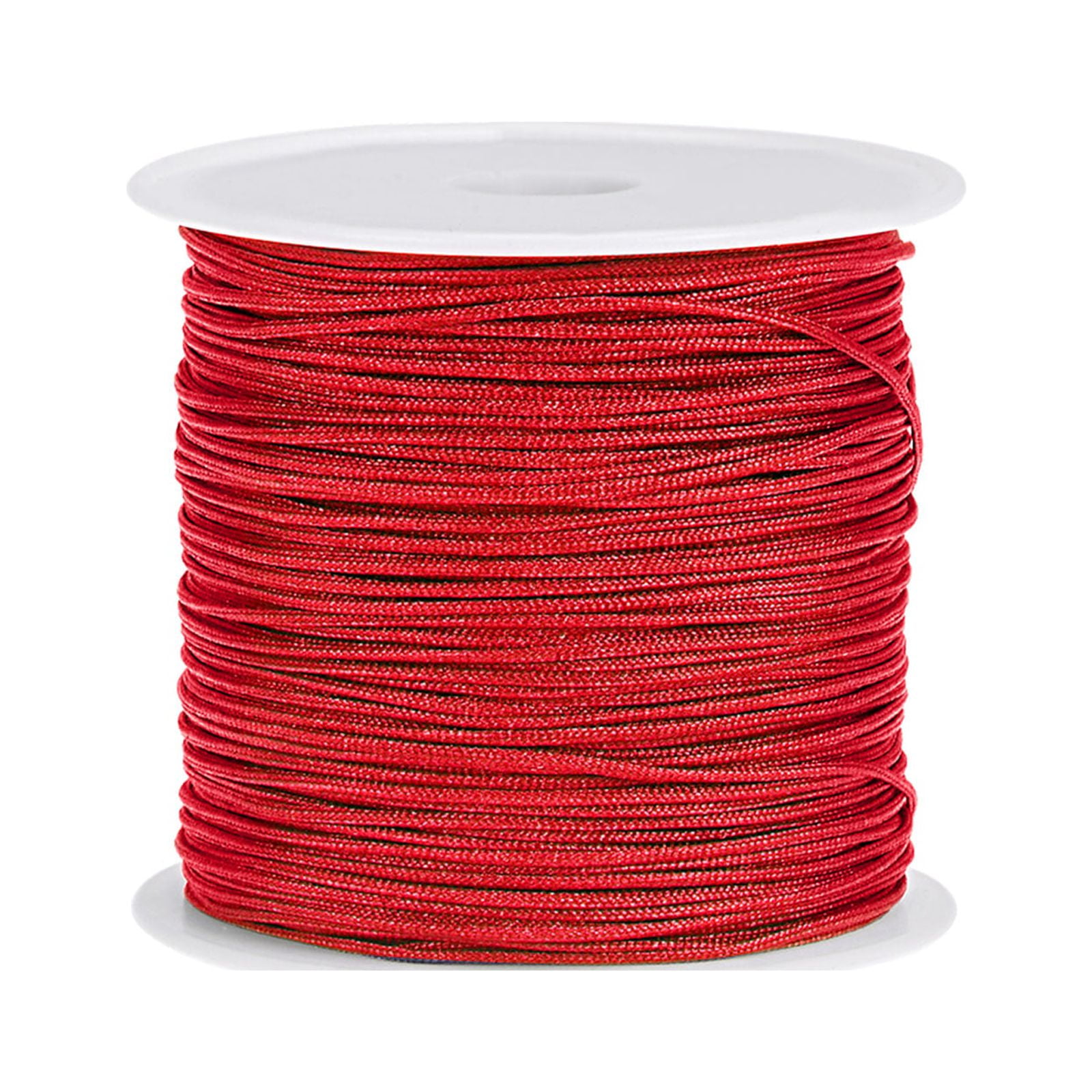 Uxcell Nylon Cord DIY Making Satin String Craft Wire with Plastic Spool ...
