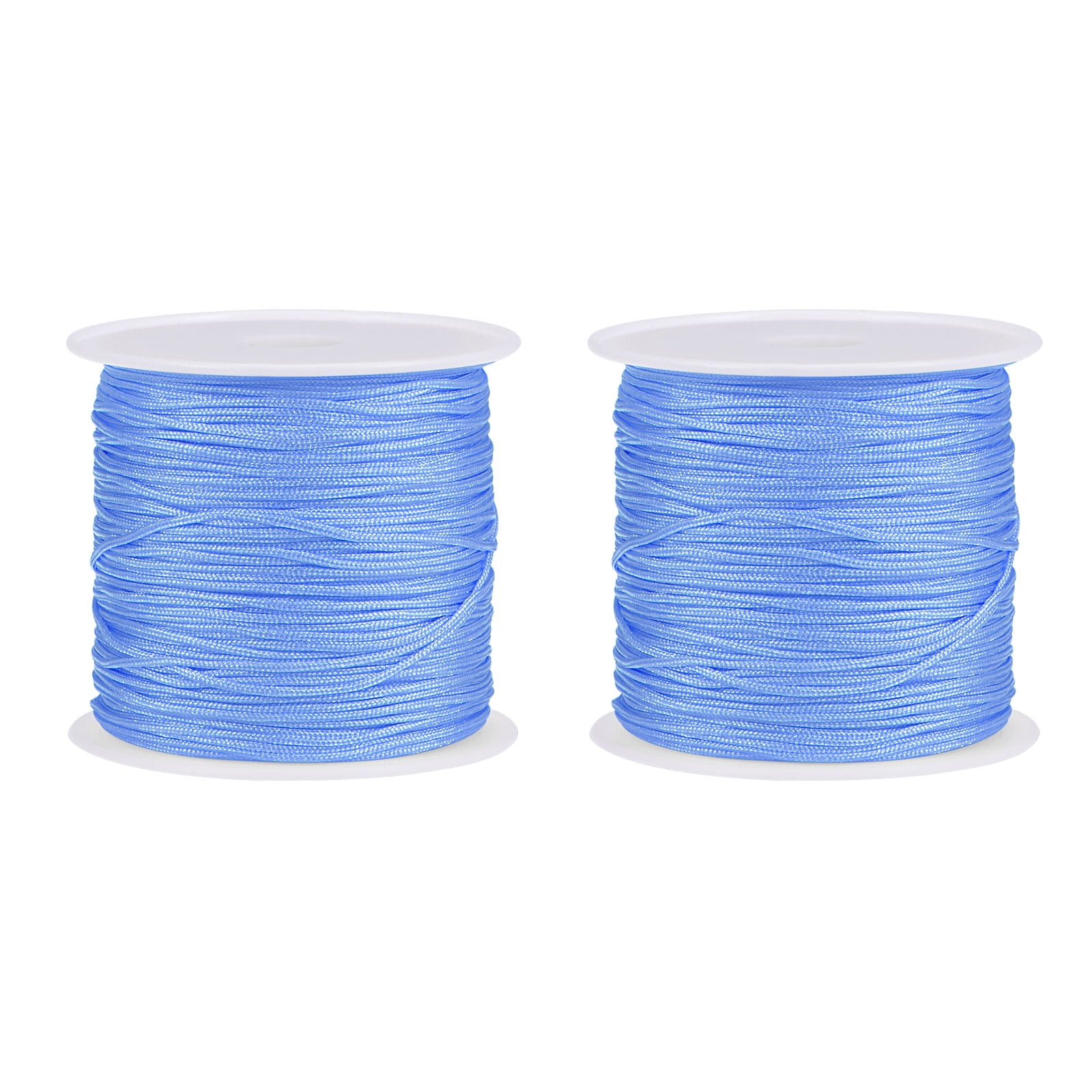 Uxcell Nylon Cord DIY Making Satin String Craft Wire with Plastic Spool ...