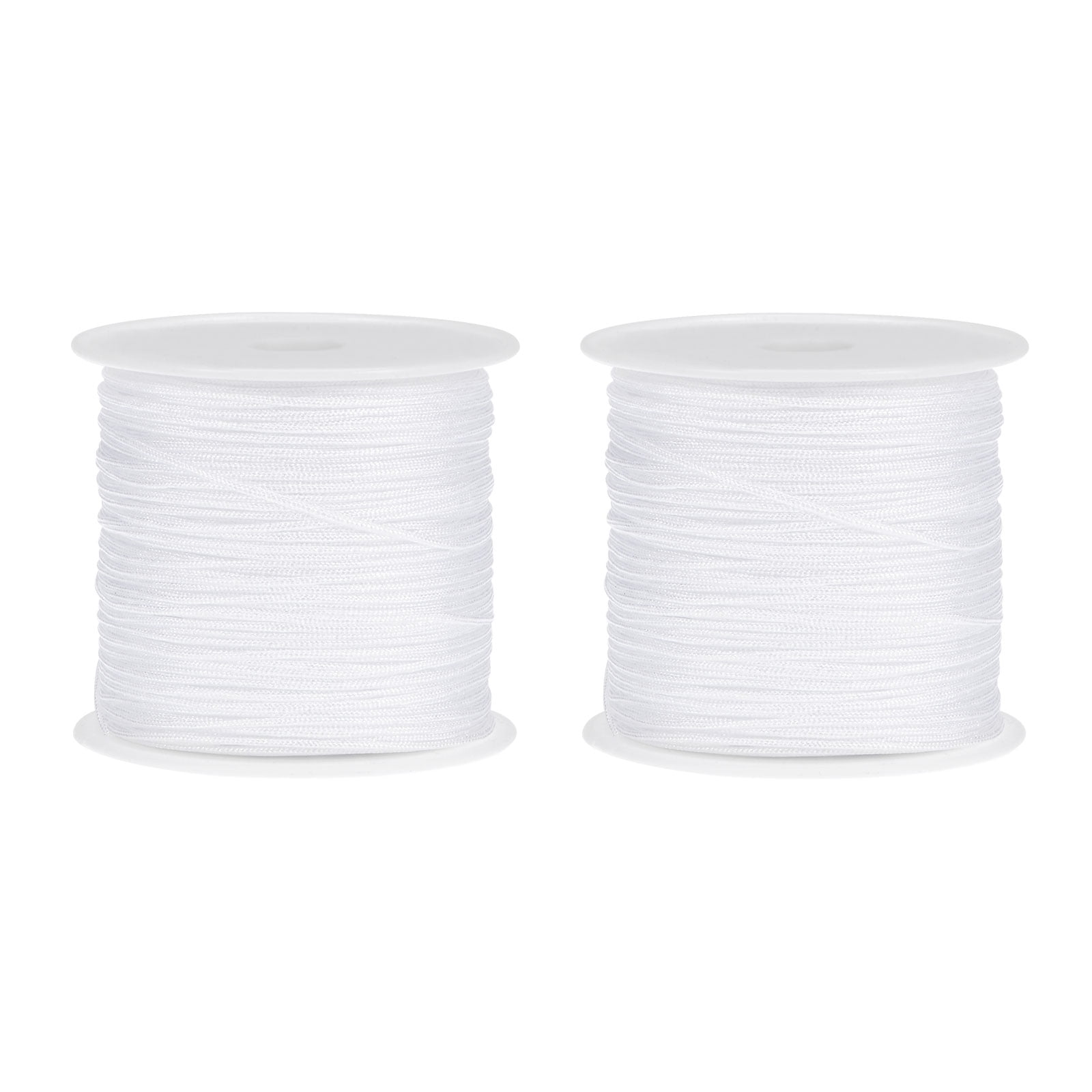 Uxcell Nylon Cord DIY Making Satin String Craft Wire with Plastic Spool ...