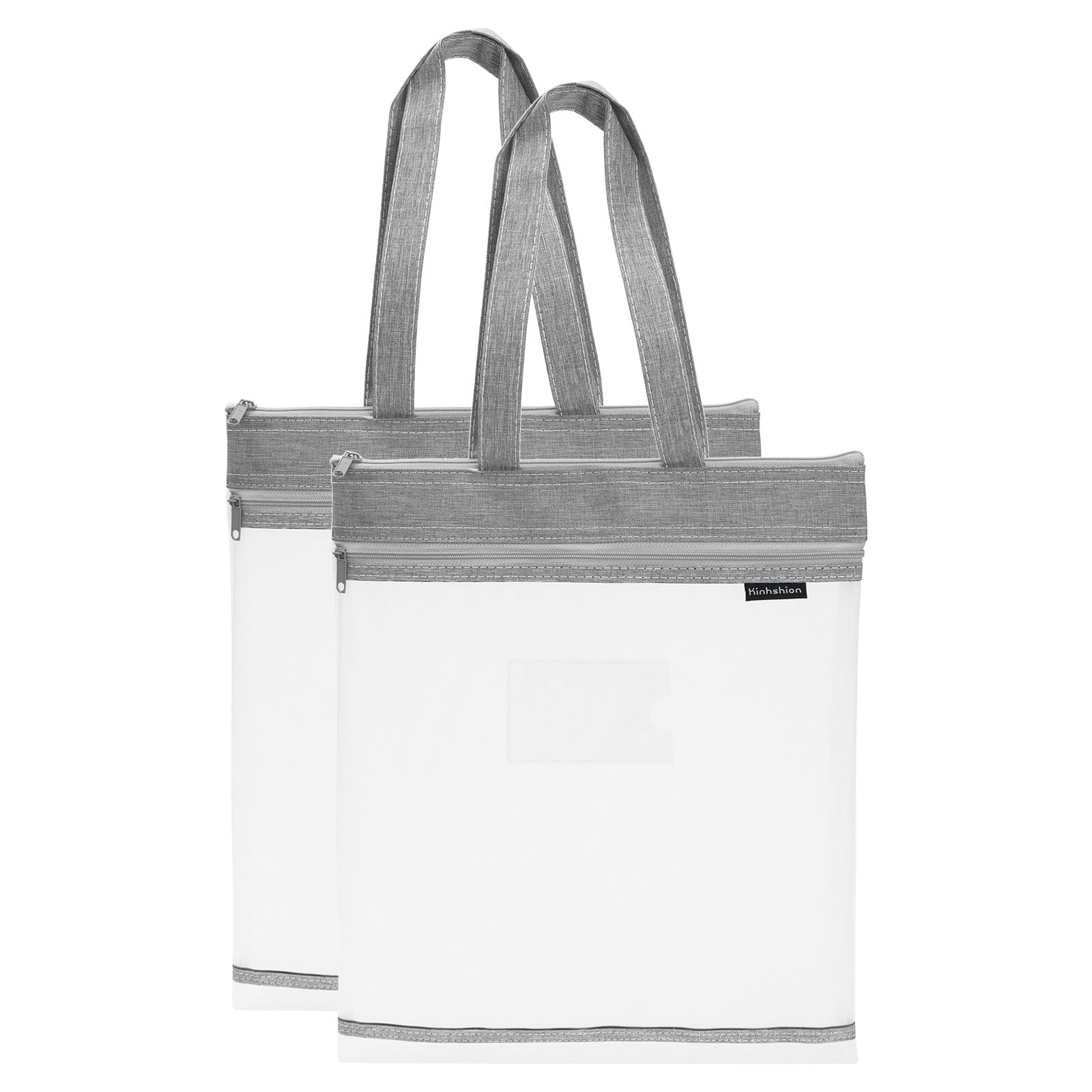 Uxcell Nylon Document Bag, Mesh Transparent File Pouch for Office, Gray ...