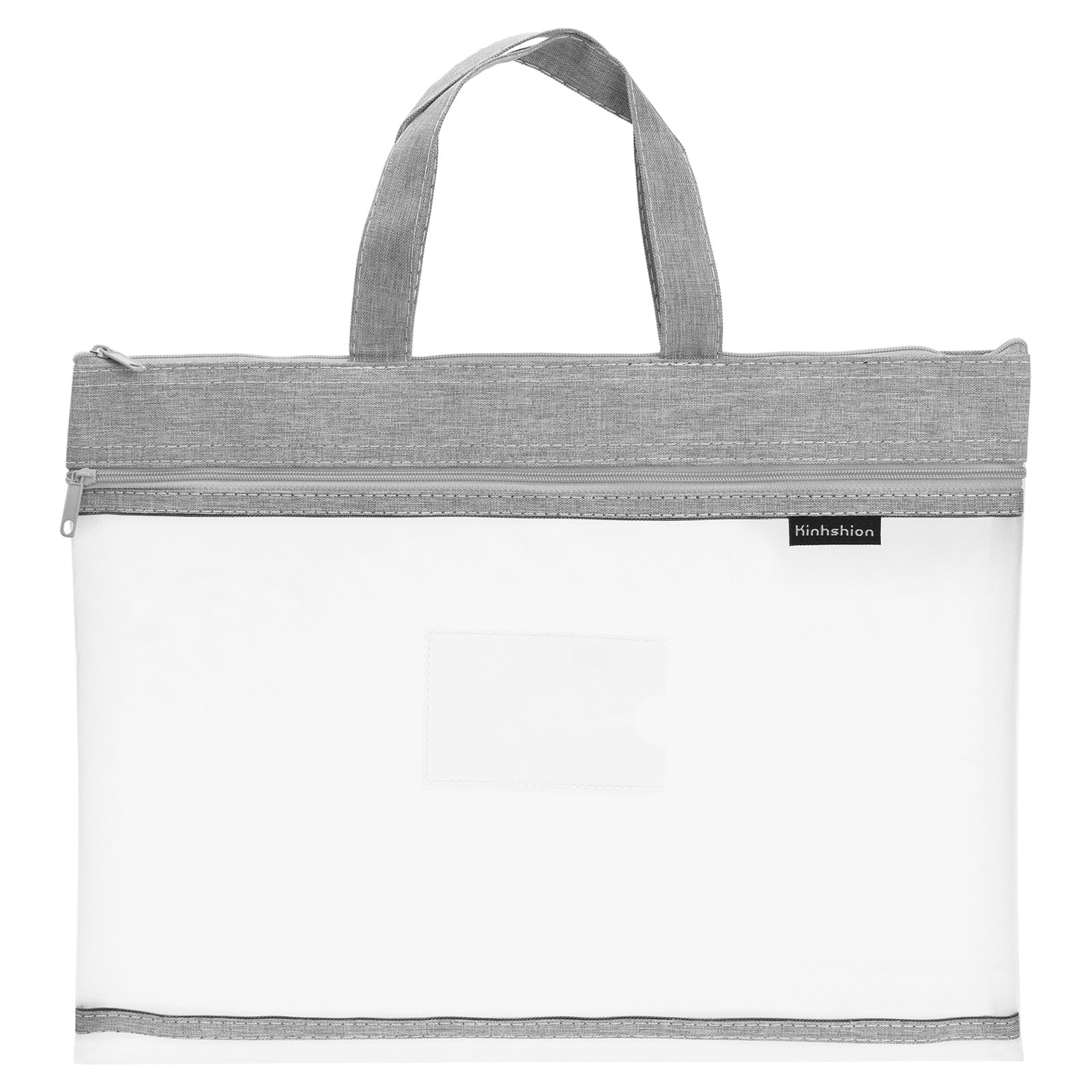 Uxcell Nylon Document Bag with Handle Mesh Handbag Paper File Pouch ...