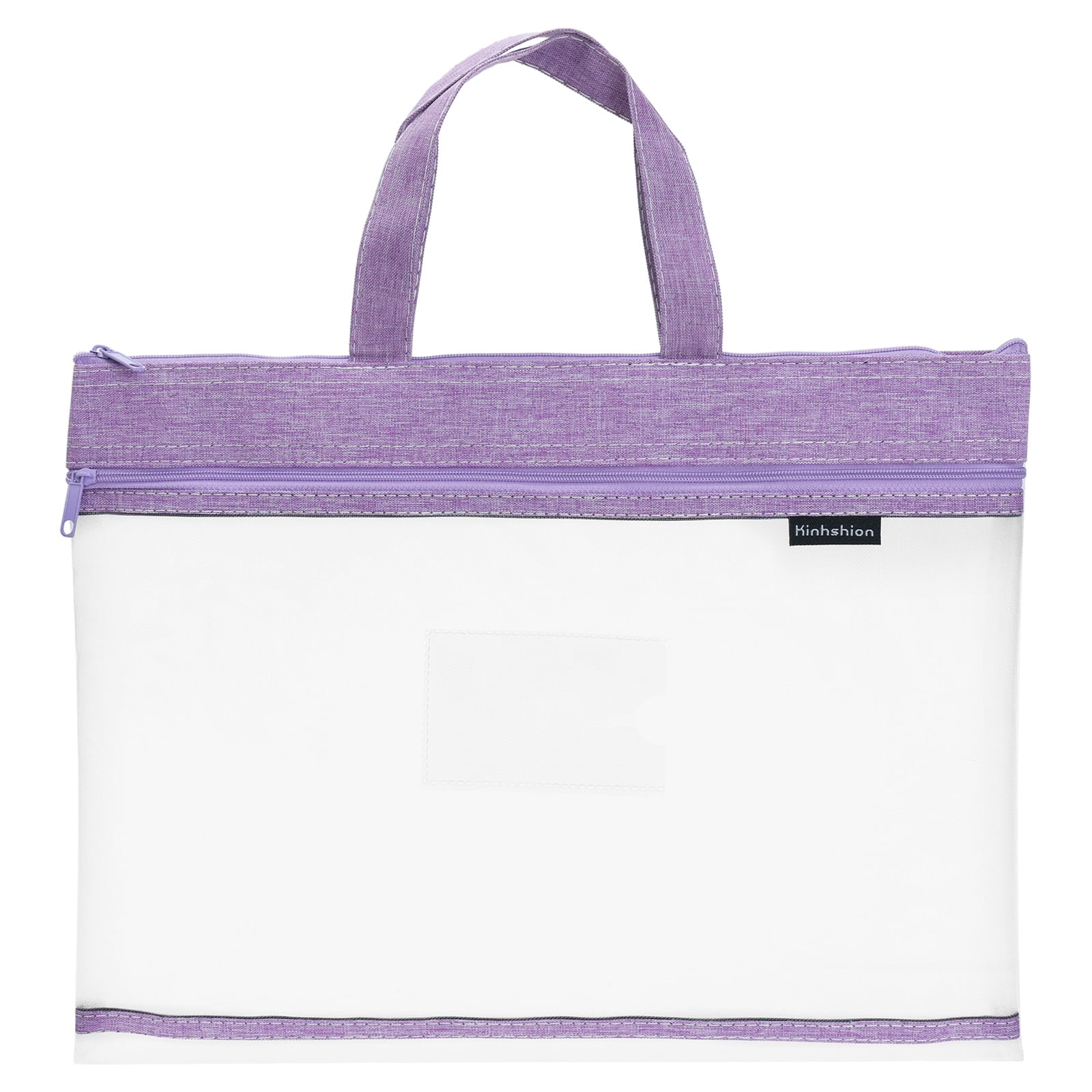 Uxcell Nylon Document Bag with Handle Mesh Handbag Paper File Pouch ...