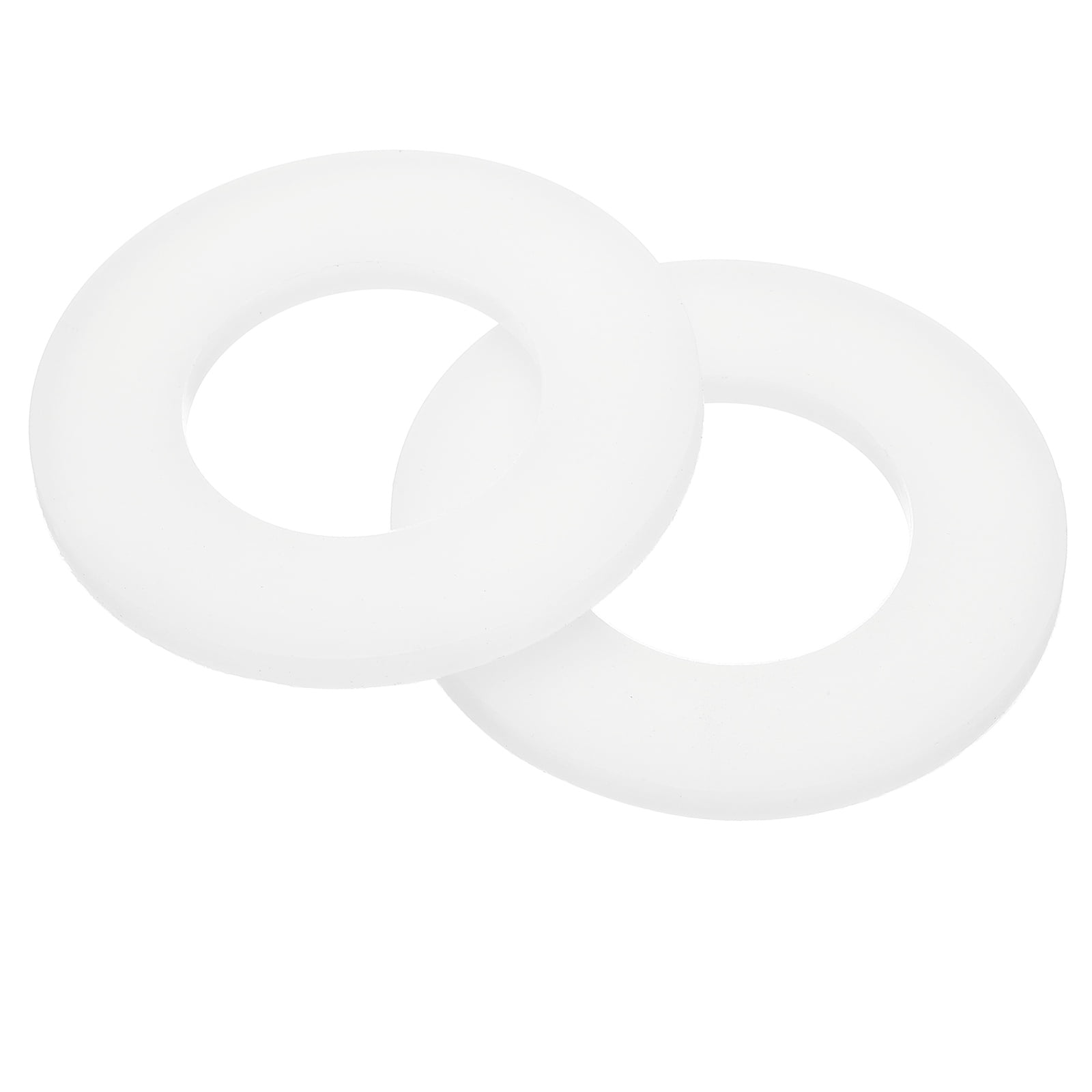 Uxcell Nylon Flat Washers, Round Flat Plain Washer Plastic Gasket ...