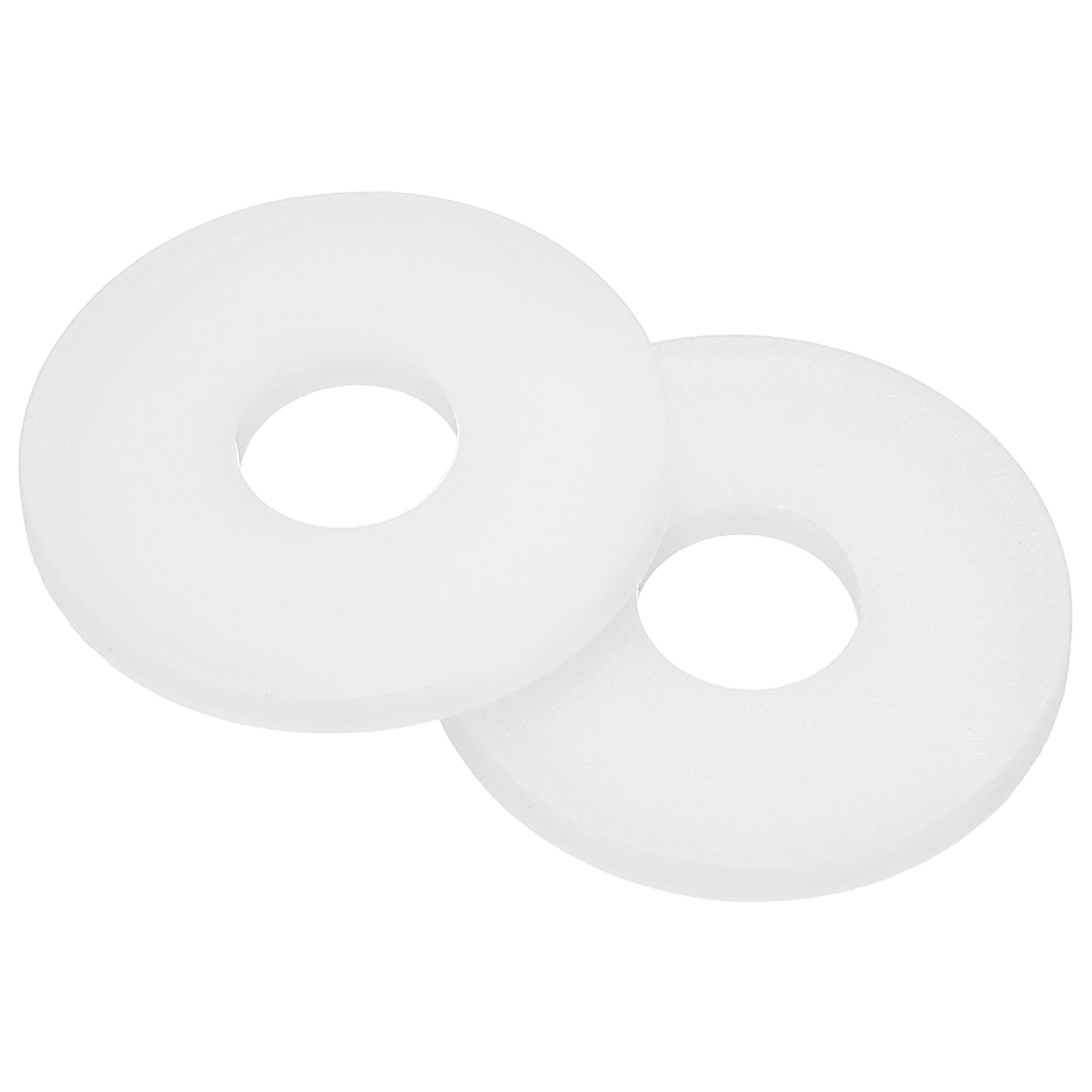 Uxcell Nylon Flat Washers, M6 x 6mm ID x 18mm OD Round Flat Plain ...