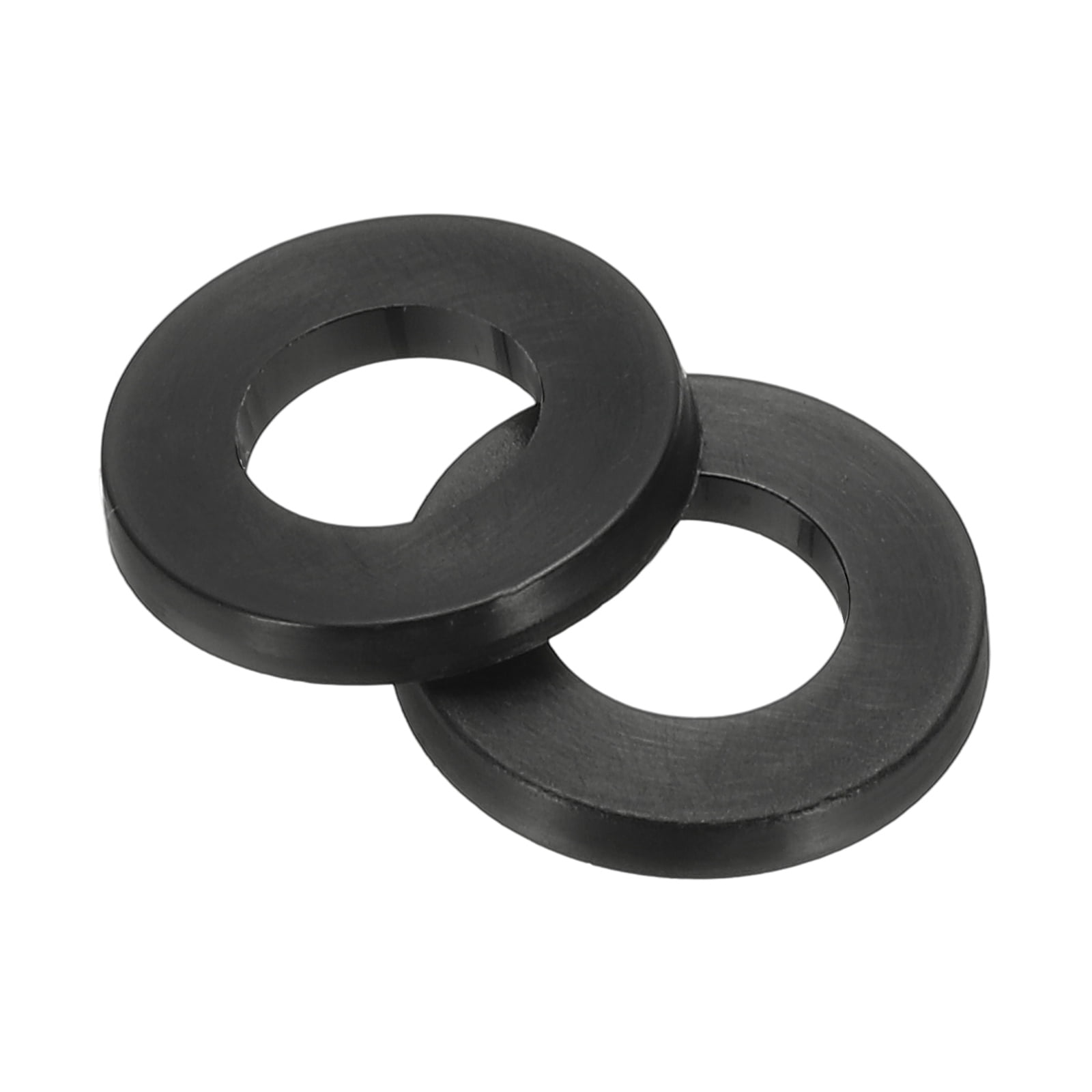 Uxcell Nylon Flat Washers, M8 x 8mm ID x 16mm OD Round Flat Plain ...