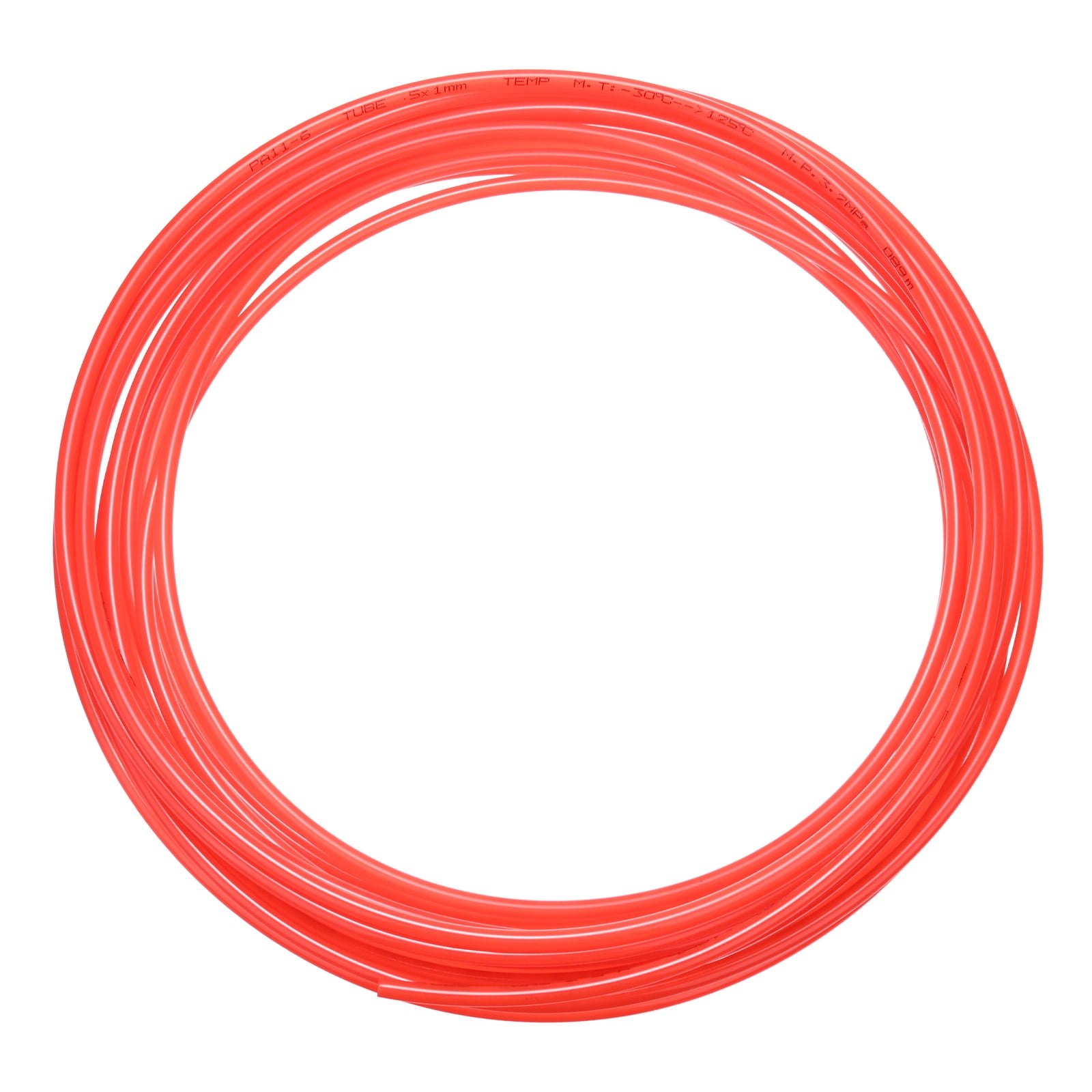 Uxcell Nylon Line Hose Tube, 0.12"(3mm) ID x 0.2"(5mm) OD PA6 Pneumatic ...