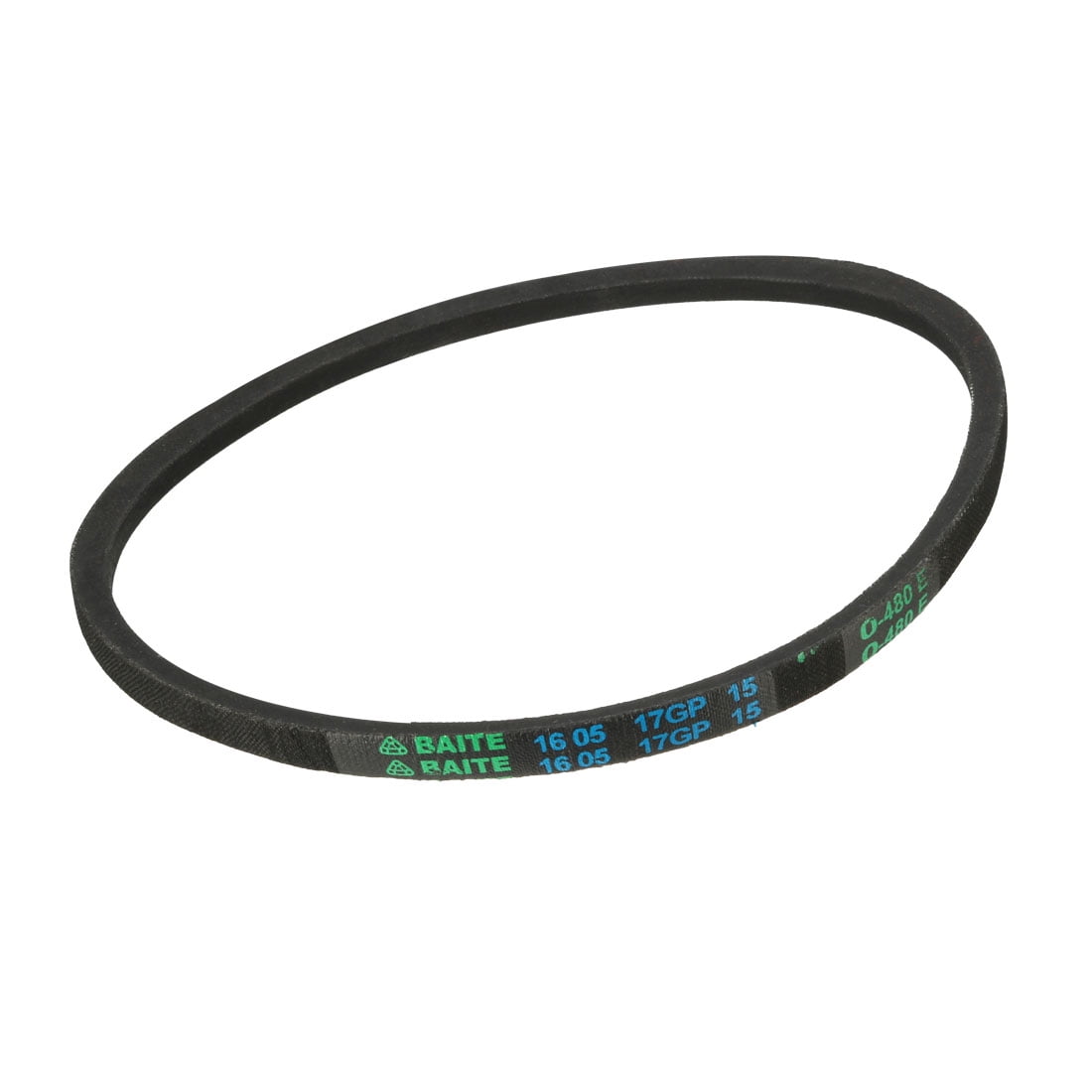 Uxcell O-480 V Belt Machine Transmission Rubber Black Replacement Drive ...