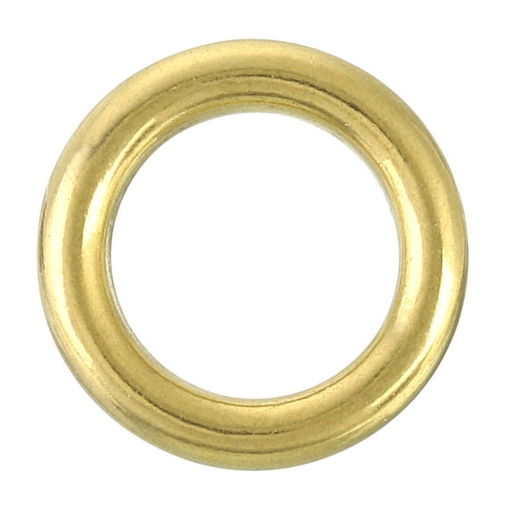 Uxcell O Ring Buckle 14mm/0.55", Brass Seamless Welded Circle Loop 3 ...