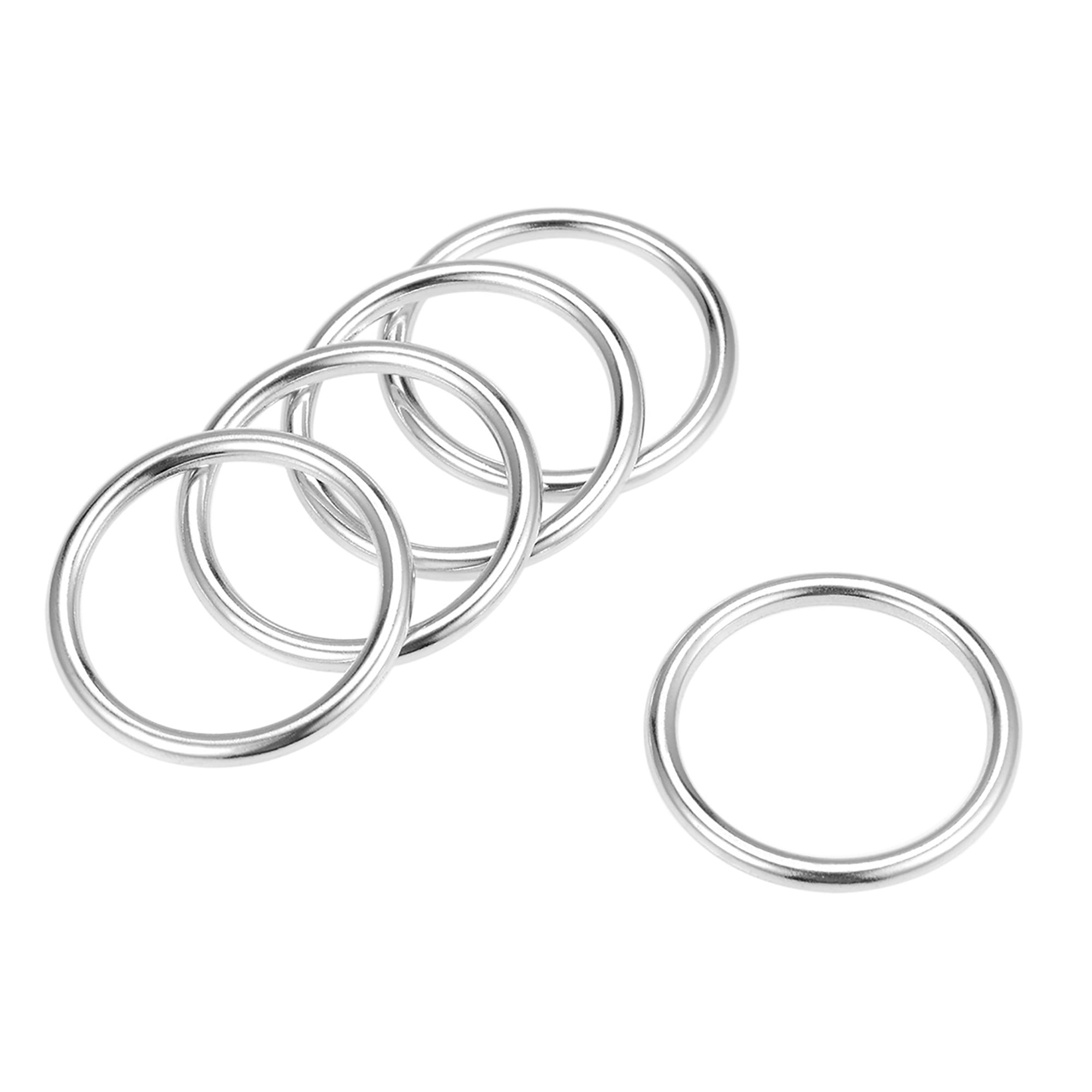 Uxcell O-Ring Buckle for Hardware Bags Craft DIY Accessories Zinc Alloy ...