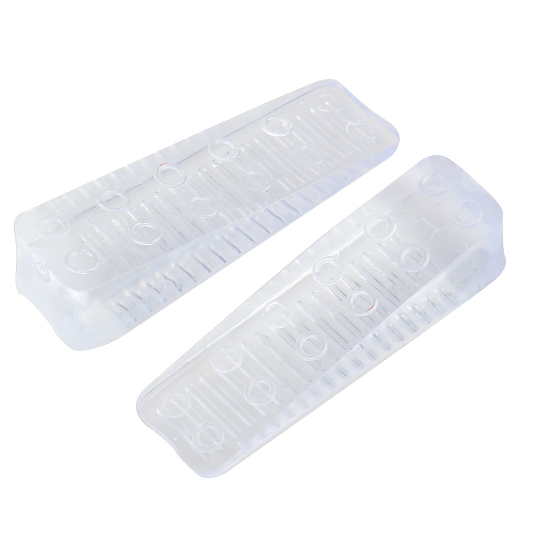 Uxcell Office Door Securely Rubber Wedge Doorstop Stopper Clear 2 Pack ...